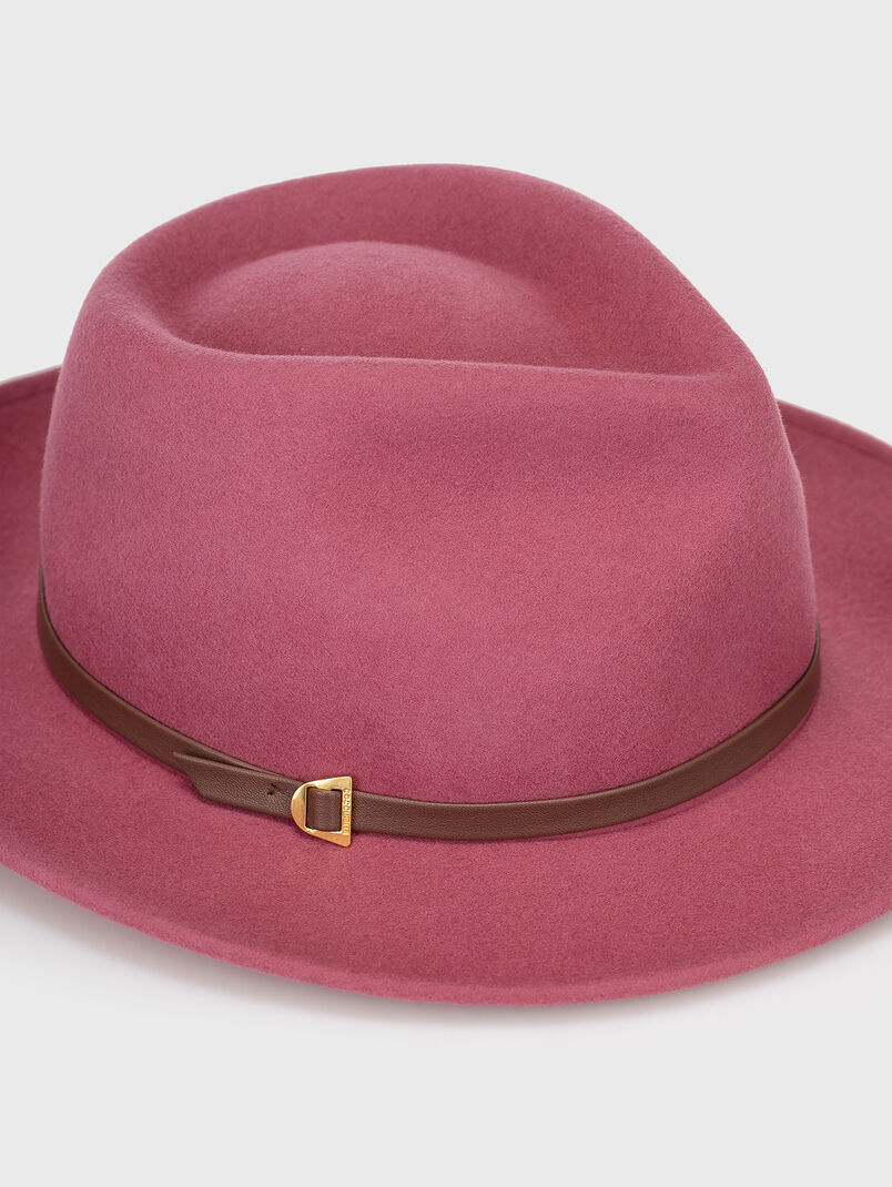 CARIN felt hat in beige brand COCCINELLE — Globalbrandsstore.com/en