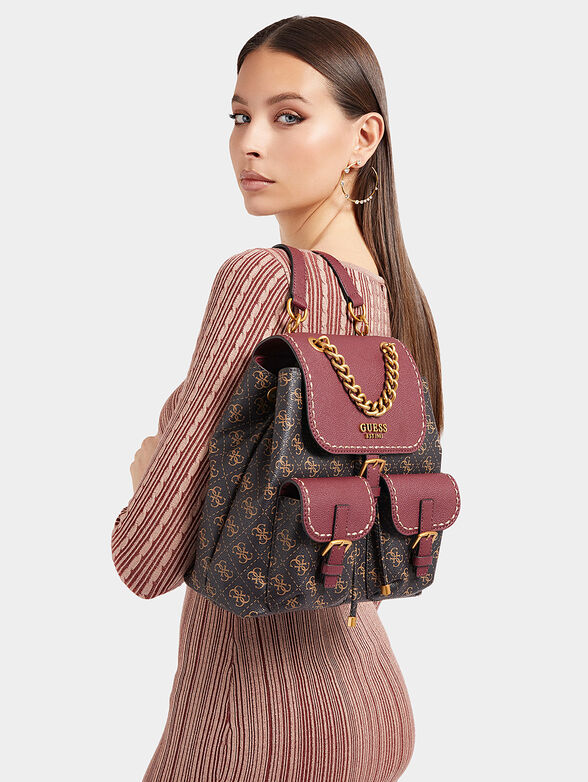 KEELEY backpack with contrasting details brand GUESS ...