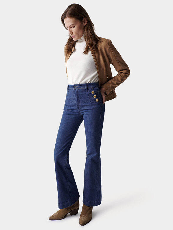 JULIA jeans with accent buttons brand Salsa — Globalbrandsstore.com/en