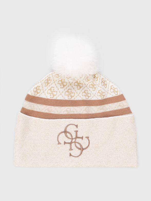 SABINE hat in beige color brand GUESS — Globalbrandsstore.com/en