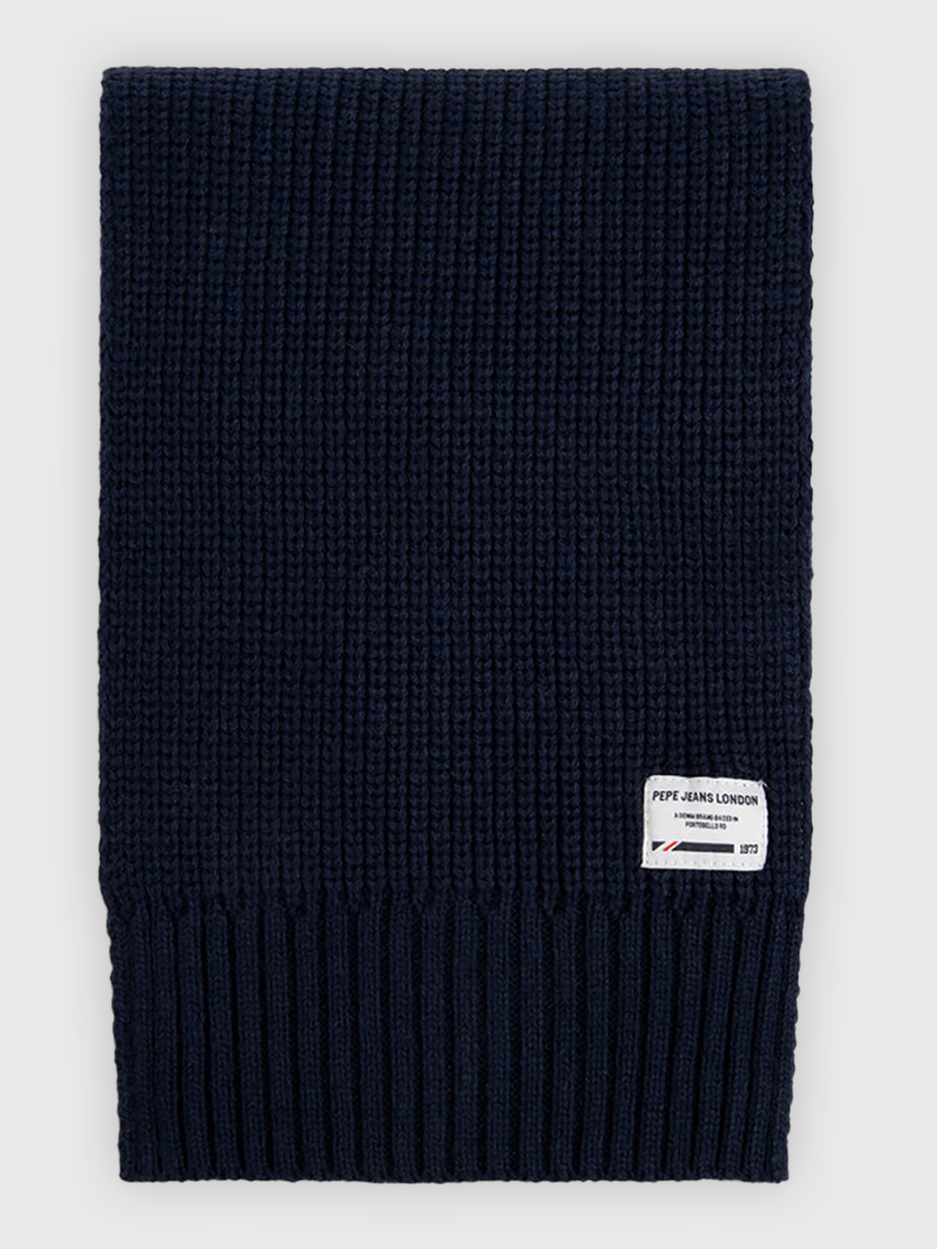 GRIFFIN knitted scarf in dark blue color brand Pepe Jeans ...