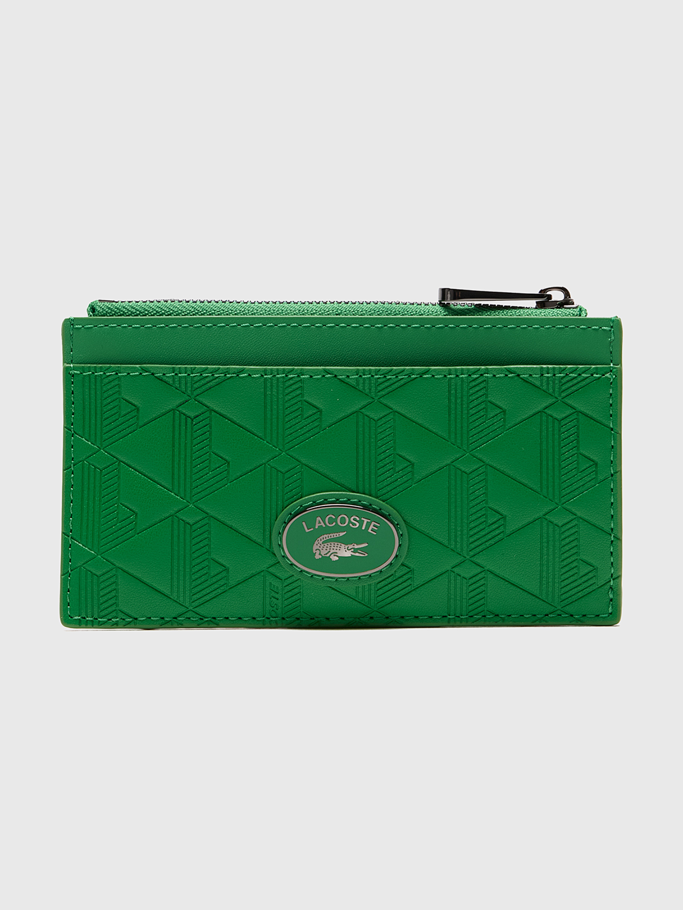 Monogrammed logo card holder with zip brand LACOSTE — Globalbrandsstore ...