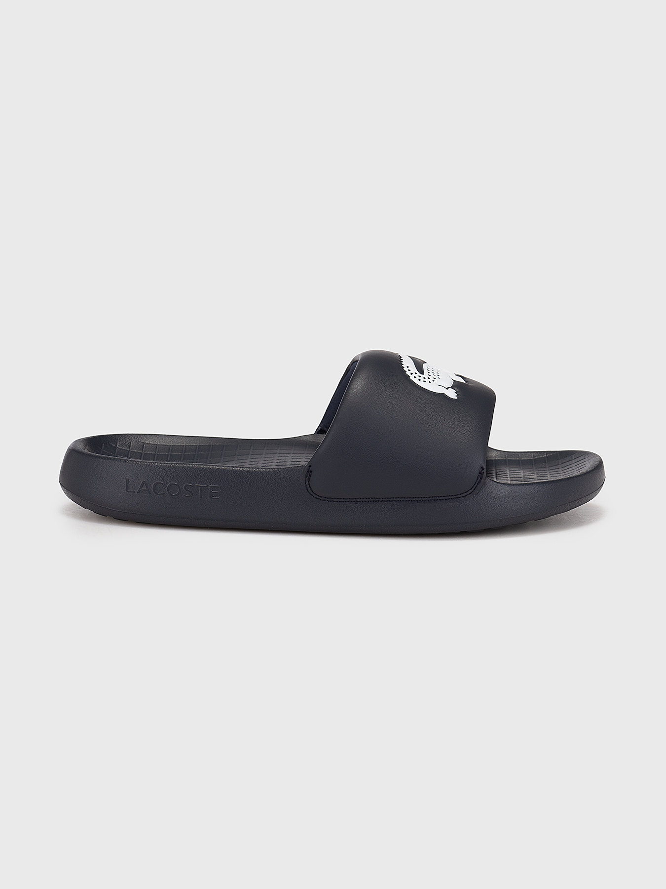 SERVE SLIDE 1.0 black slippers brand LACOSTE — Globalbrandsstore.com/en