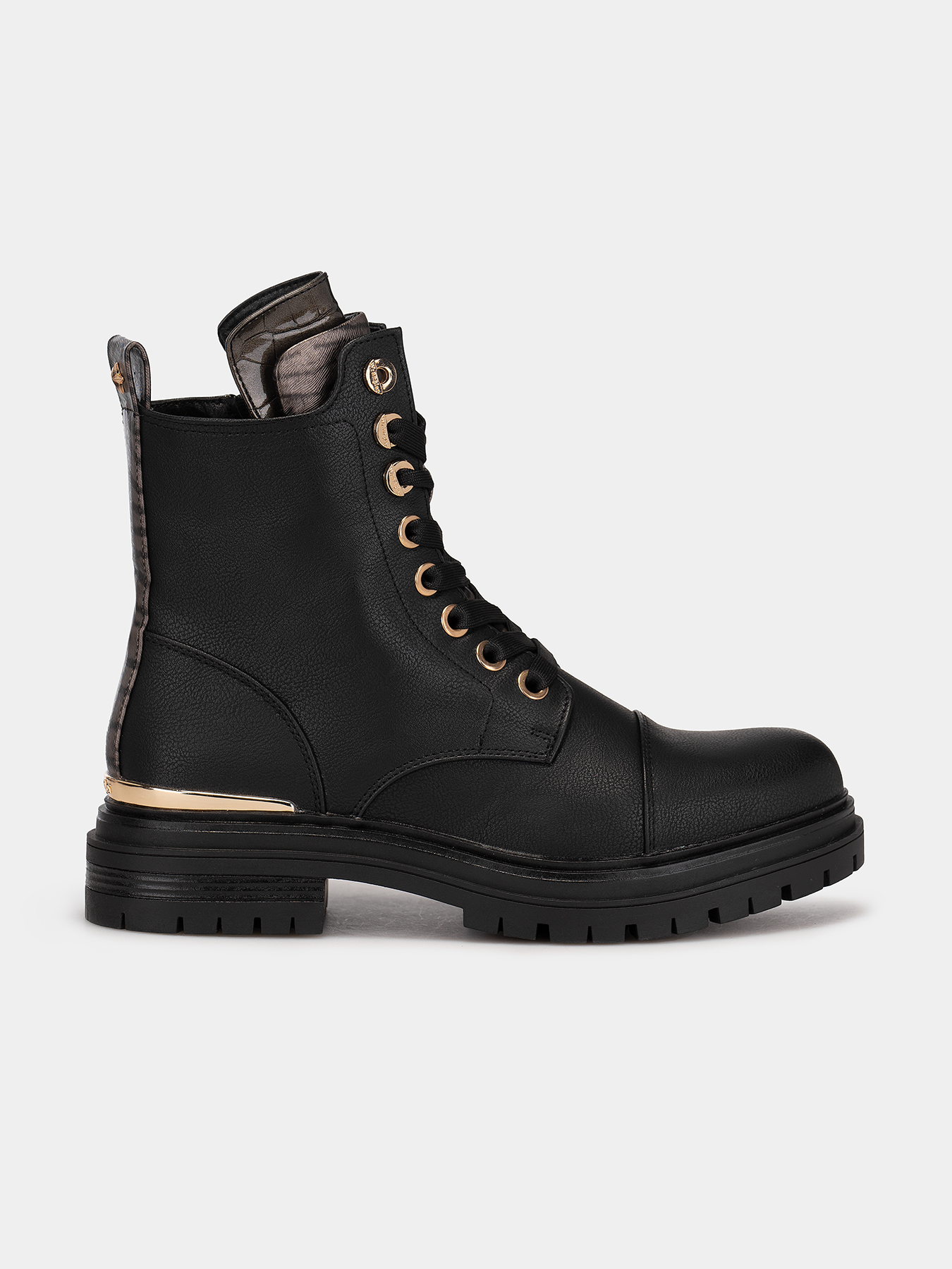 COURTNEY SAFARI LACE ankle boots with animal motifs brand Wrangler ...