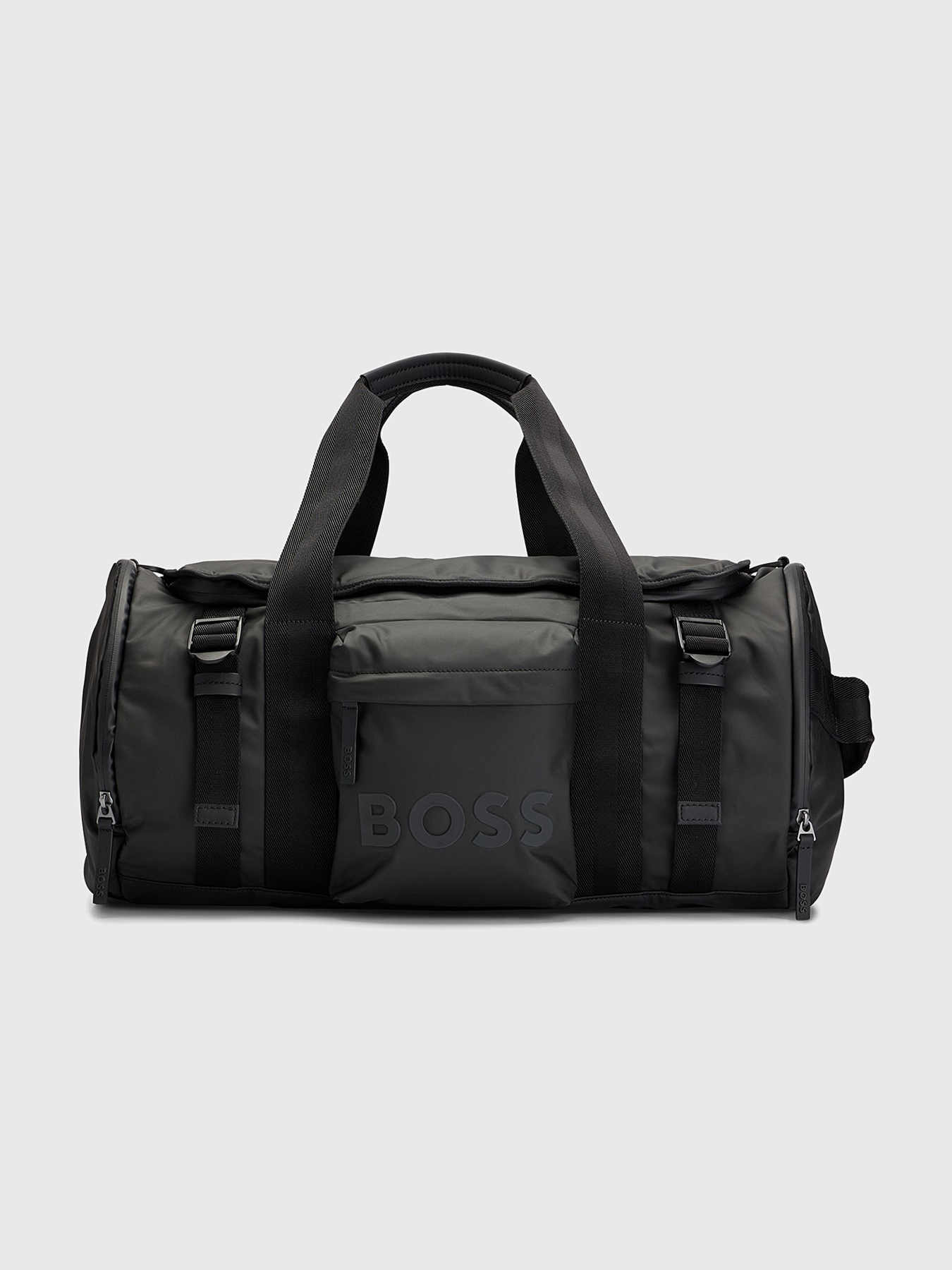 Black holdall with logo brand BOSS — Globalbrandsstore.com/en