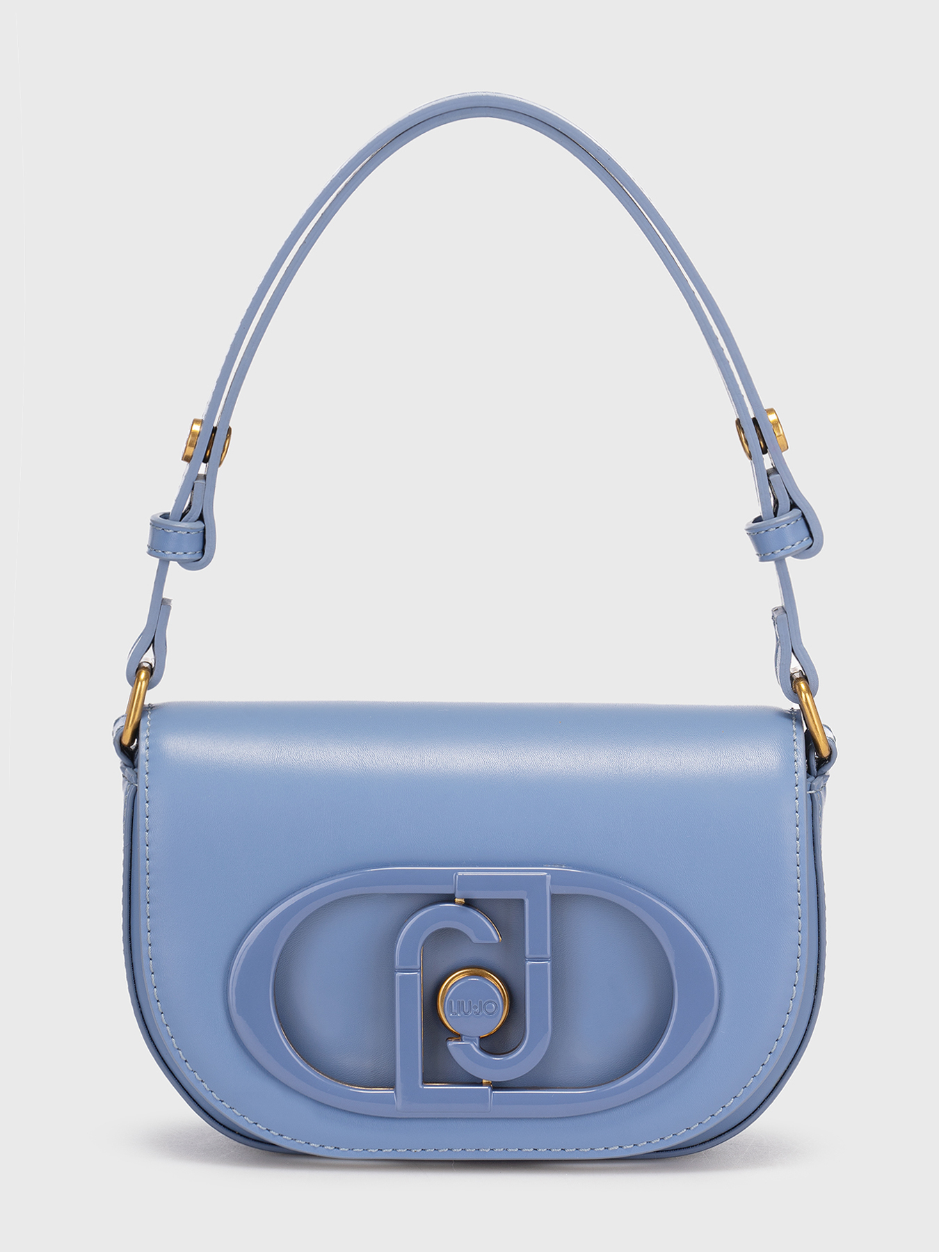 Black crossbody bag with logo brand LIU JO — Globalbrandsstore.com/en