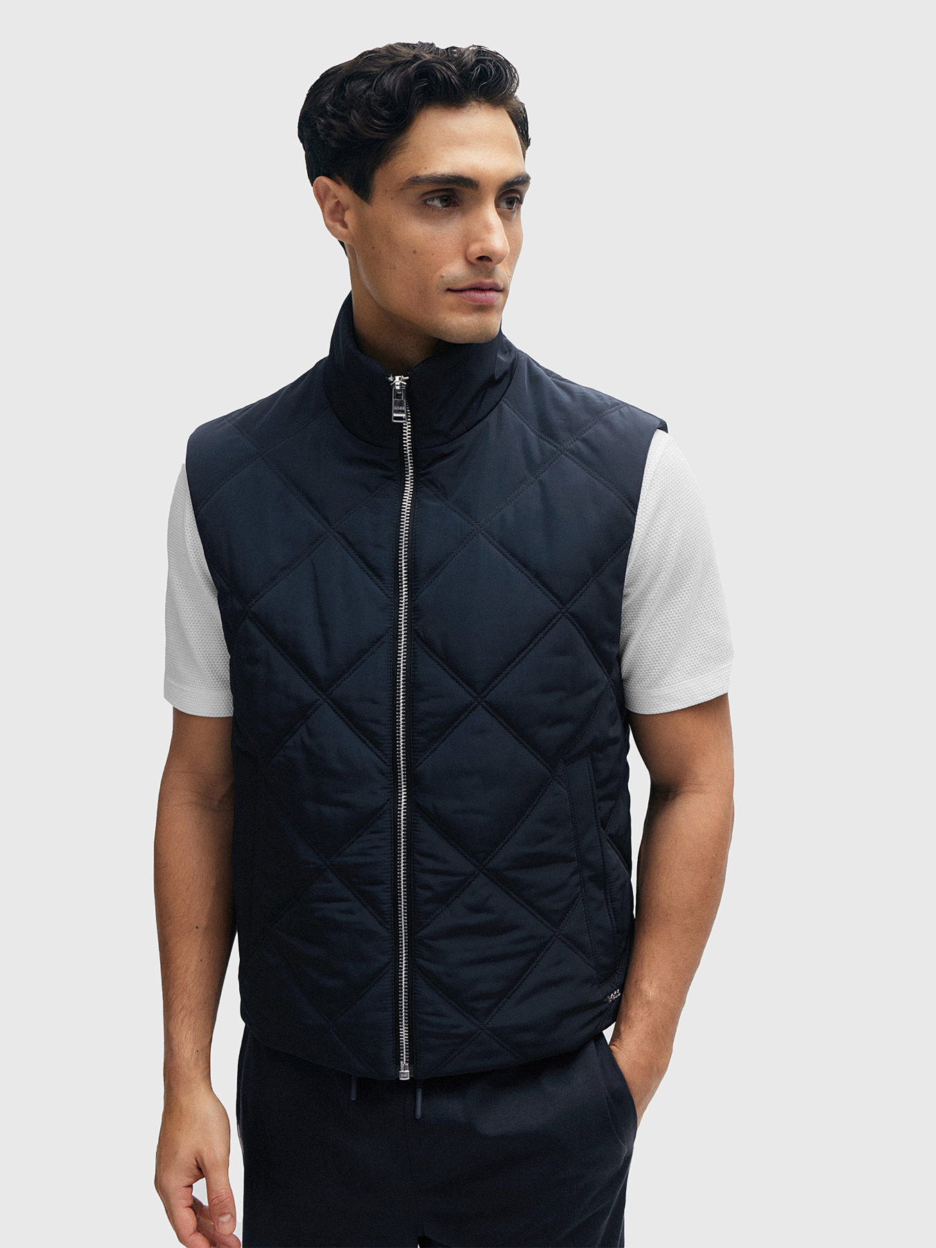 CREBO quilted vest brand BOSS — Globalbrandsstore.com/en