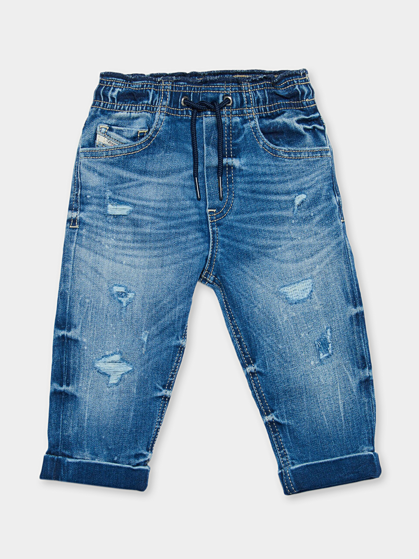 D-MARCIE-B jeans with distressed effect brand DIESEL ...