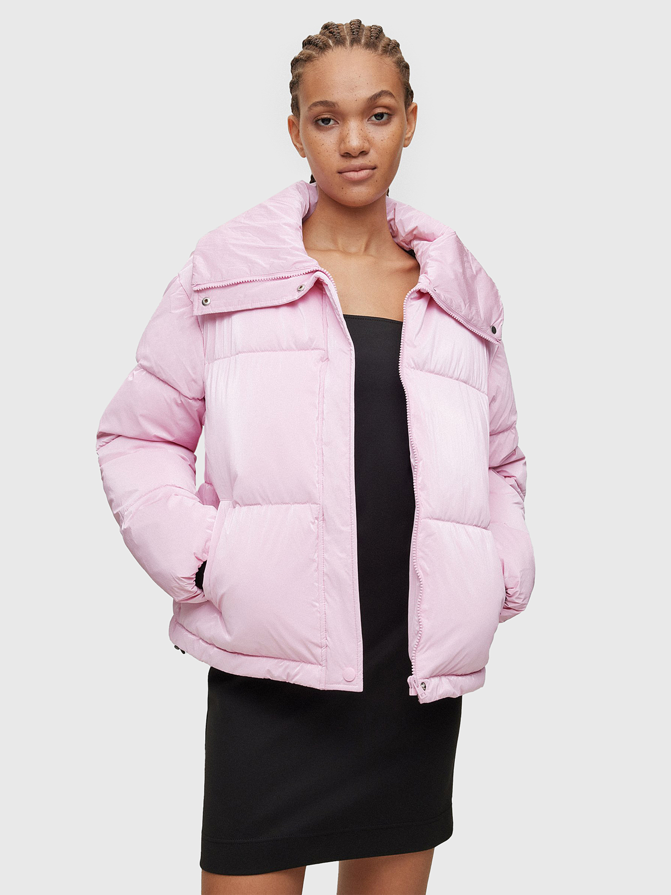 FARY pink padded jacket brand HUGO — Globalbrandsstore.com/en
