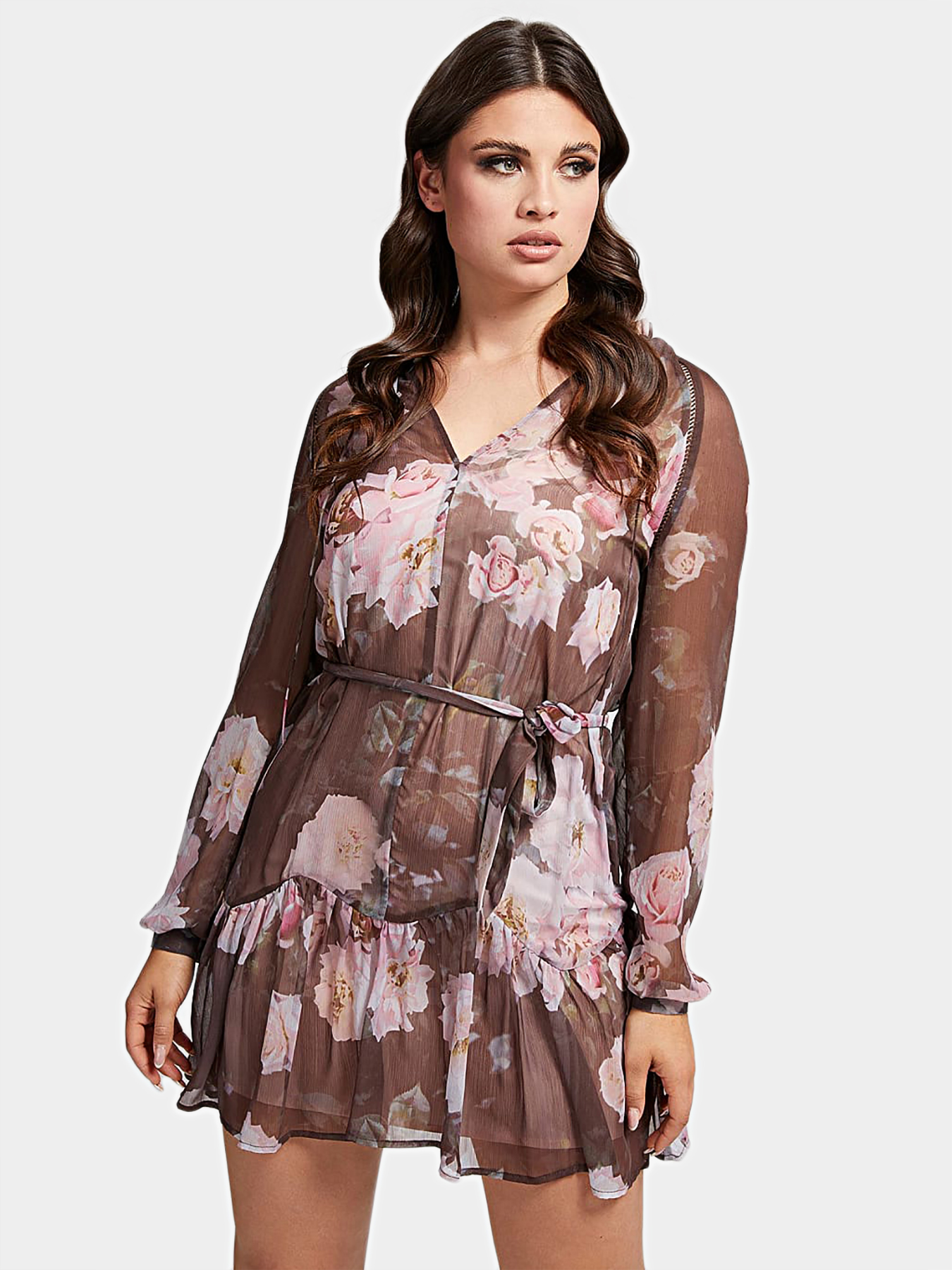 VERONICA Floral print dress brand GUESS — Globalbrandsstore.com/en