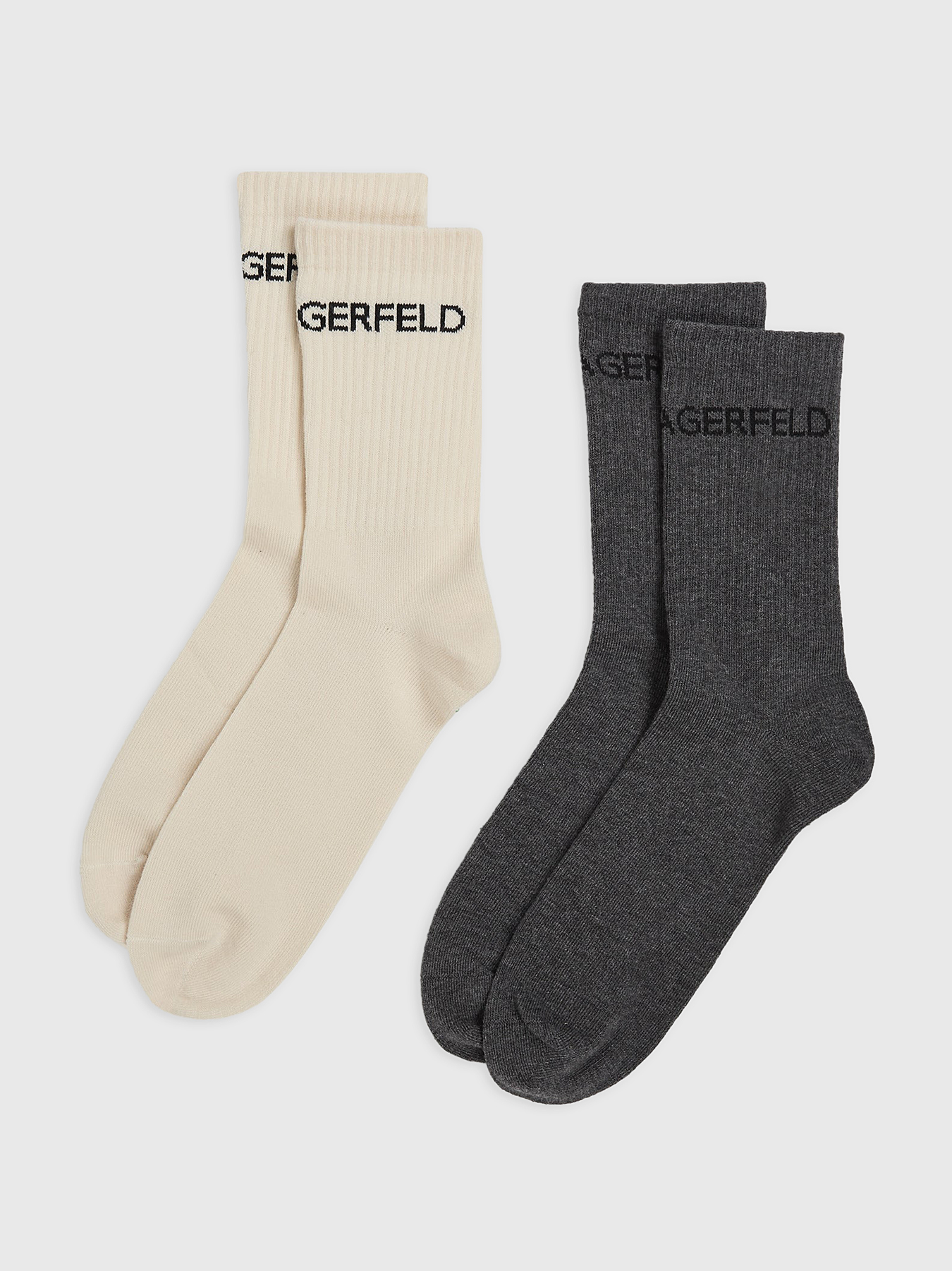 Logo socks 2 pack brand Karl Lagerfeld — Globalbrandsstore.com/en