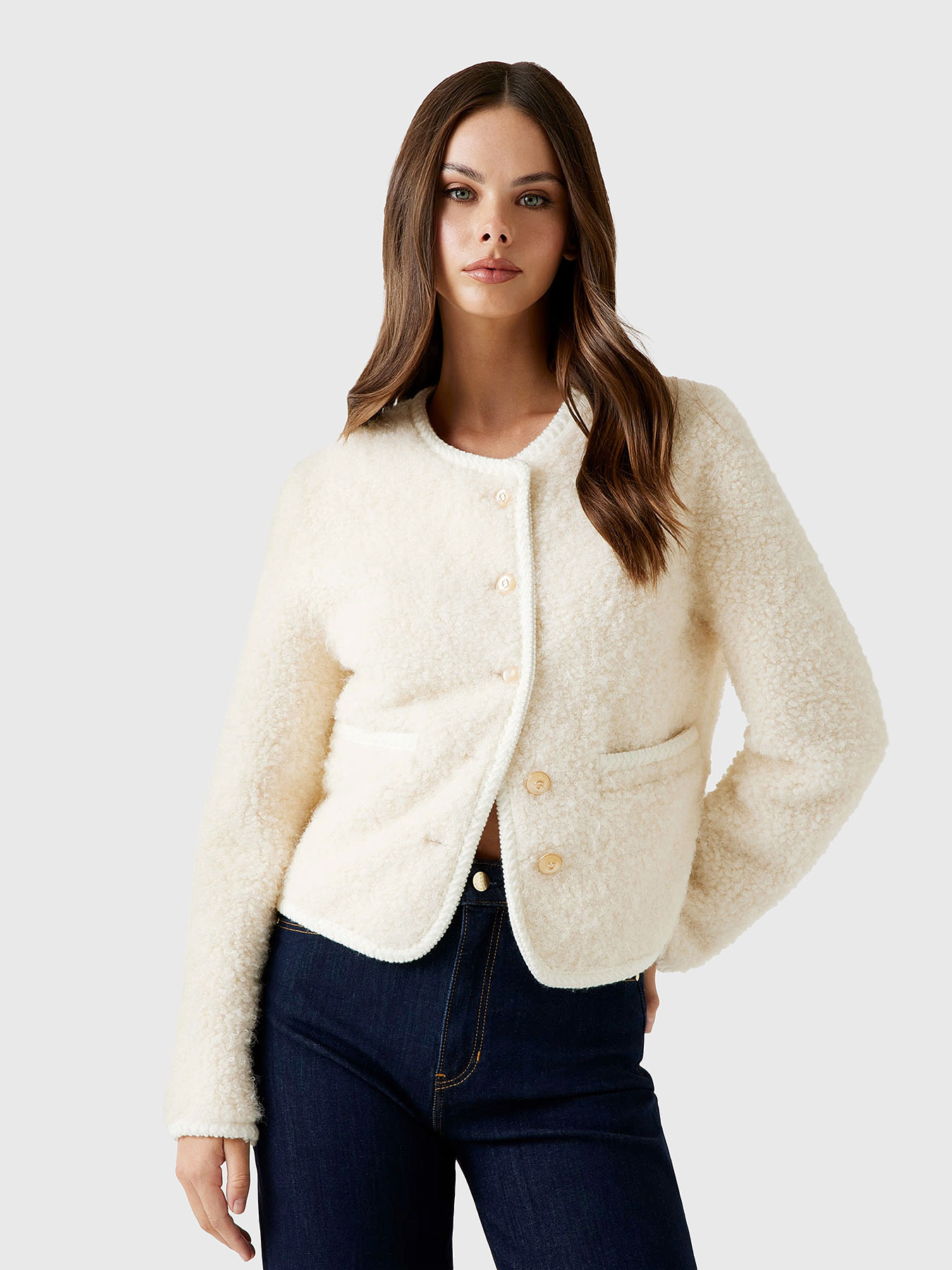 IVANA jacket in soft texture brand GUESS — Globalbrandsstore.com/en