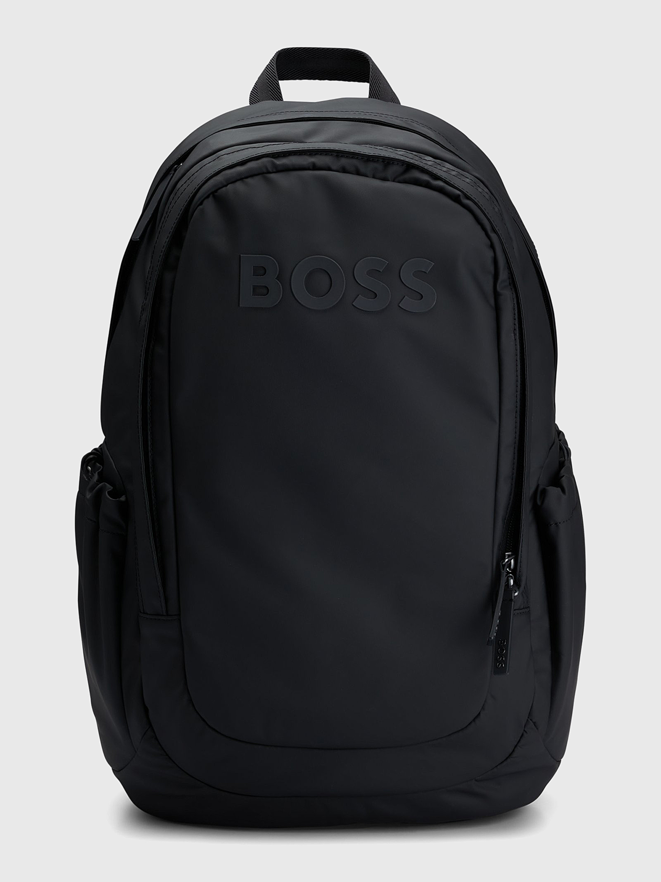 Logo-accent backpack in black brand BOSS — Globalbrandsstore.com/en