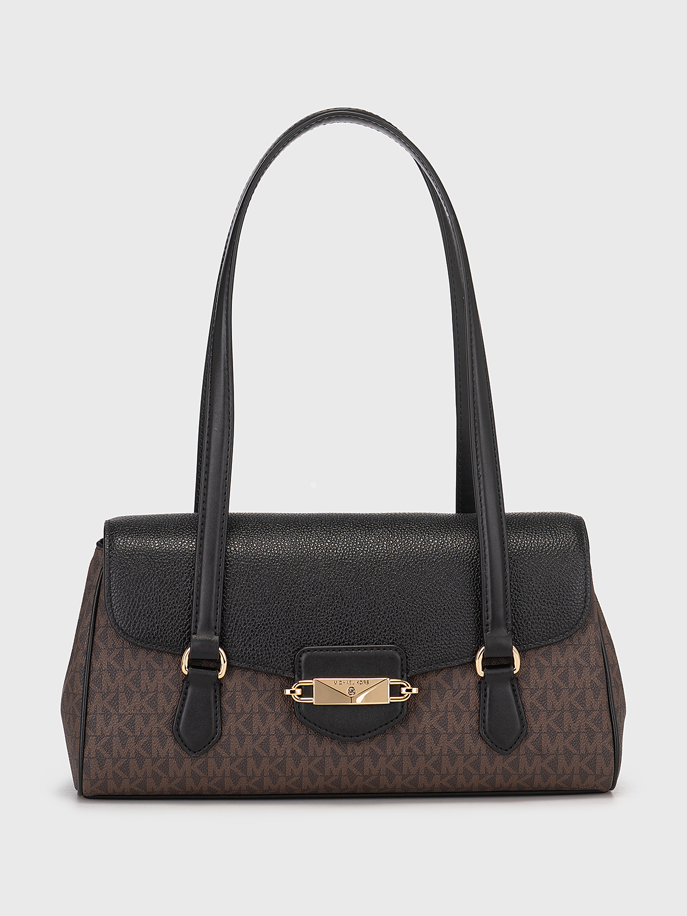 Bag with accent monogram logo print brand MICHAEL KORS ...