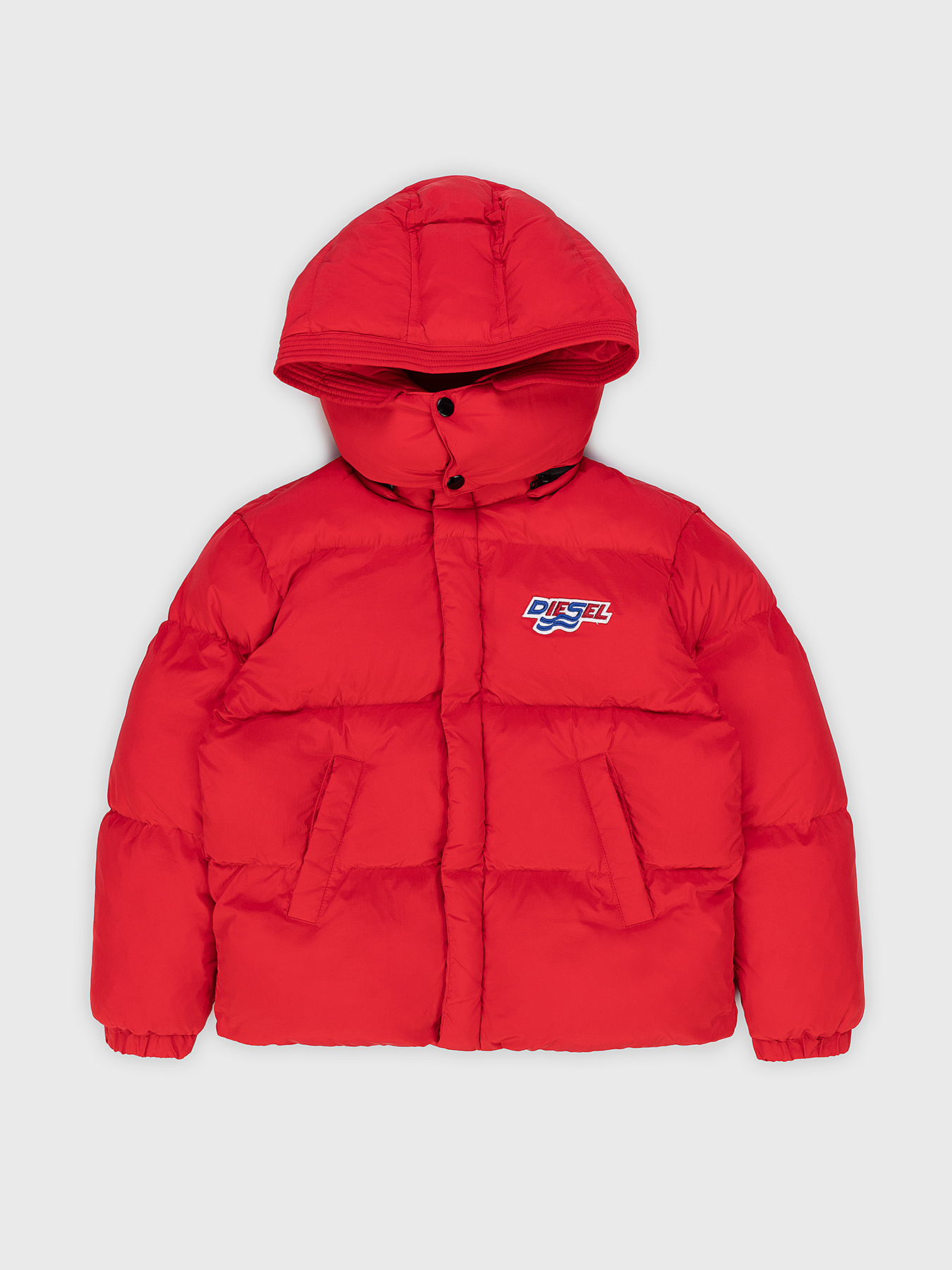 GIACCA padded unisex blue jacket brand DIESEL — Globalbrandsstore.com/en