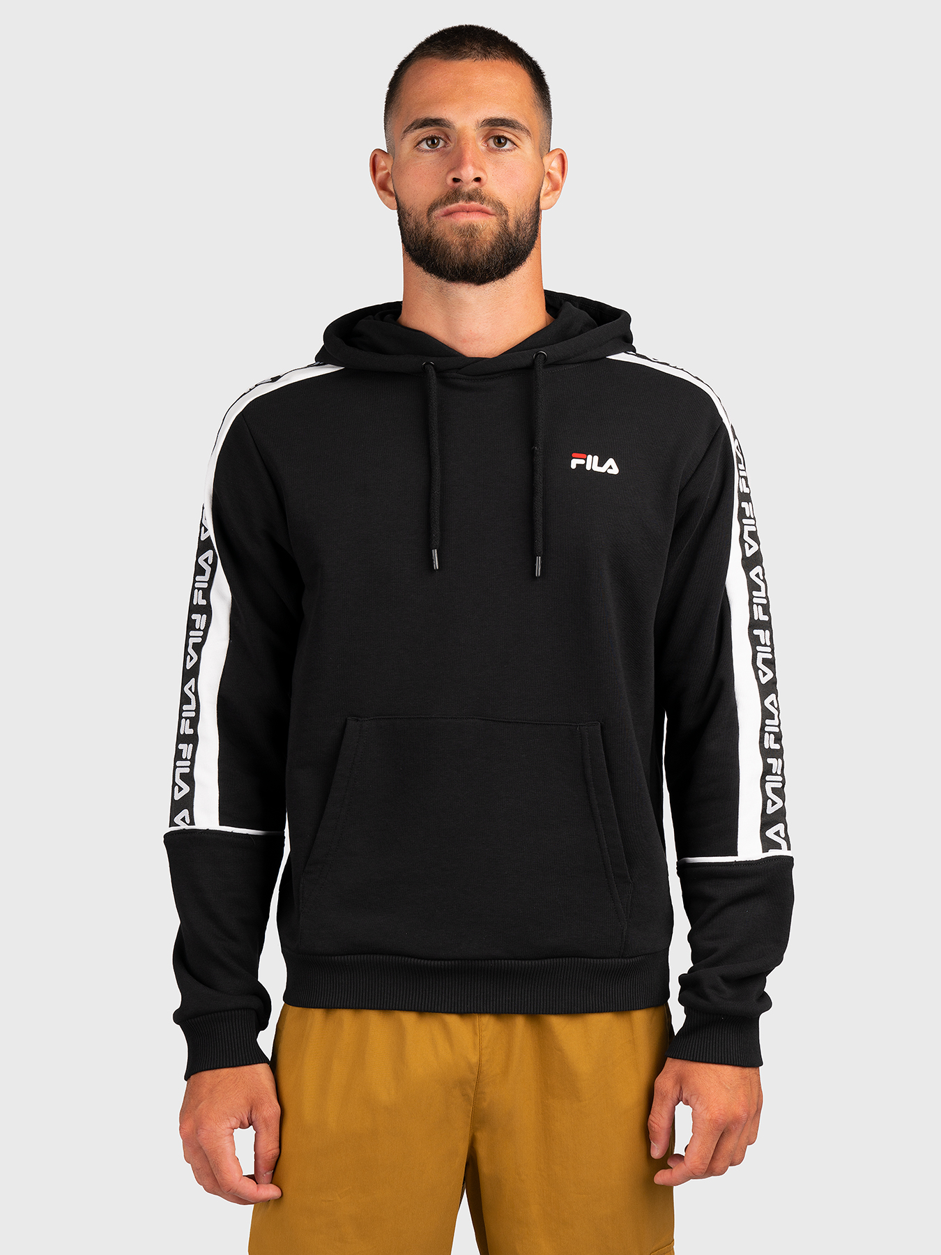 TEFO black sweatshirt with logo branding brand FILA — Globalbrandsstore ...