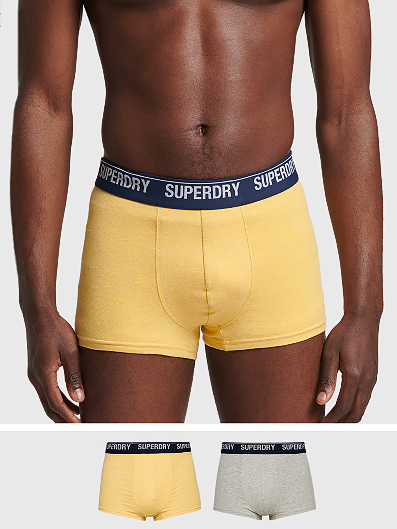 Set of 2 boxers with logo brand SUPERDRY — Globalbrandsstore.com/en
