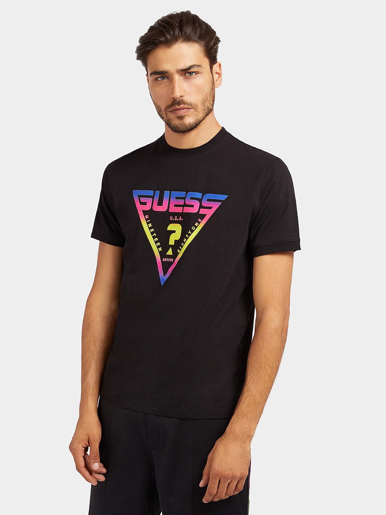 EZRA T-shirt with contrast logo accent brand GUESS — Globalbrandsstore ...