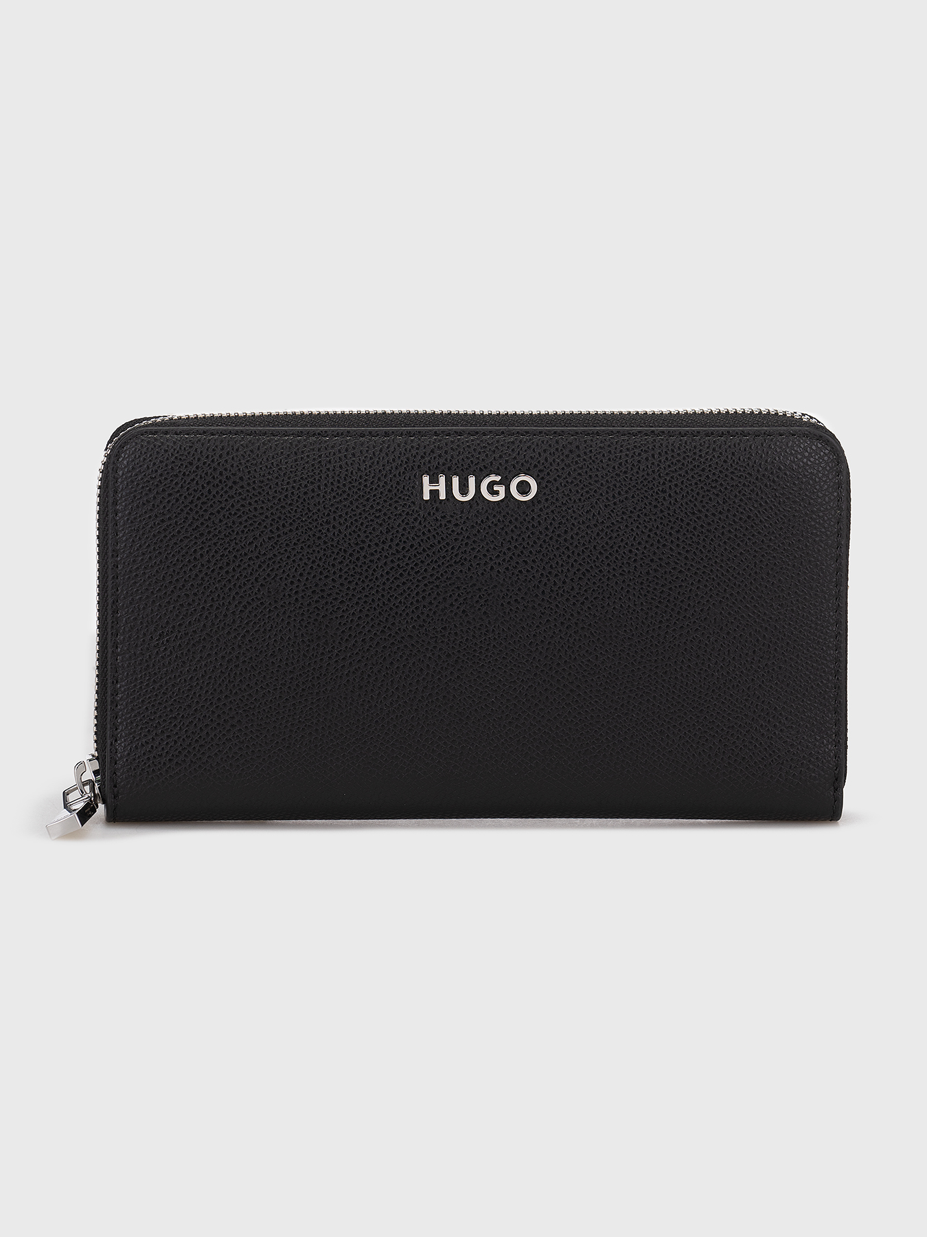 Black wallet with logo brand HUGO — Globalbrandsstore.com/en