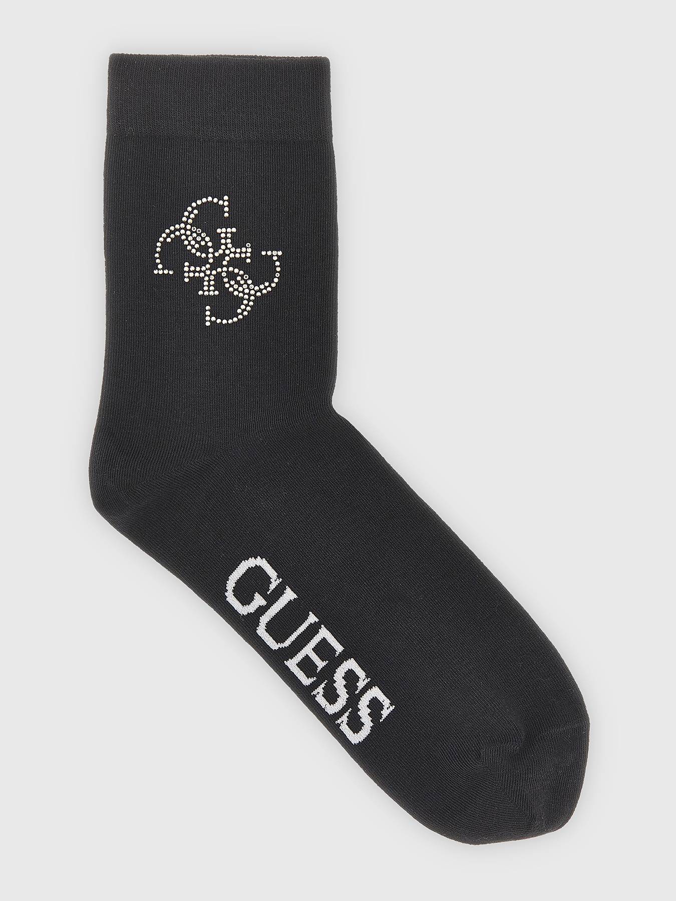 Black socks with 4G logo detail brand GUESS — Globalbrandsstore.com/en