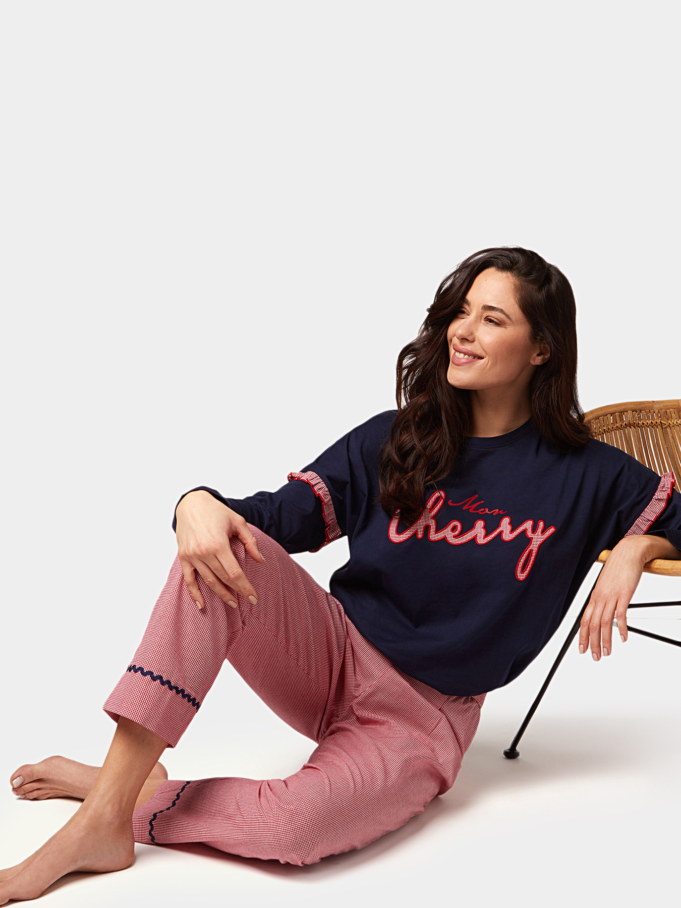 CHERRY pajamas in two parts brand YAMAMAY — Globalbrandsstore.com/en