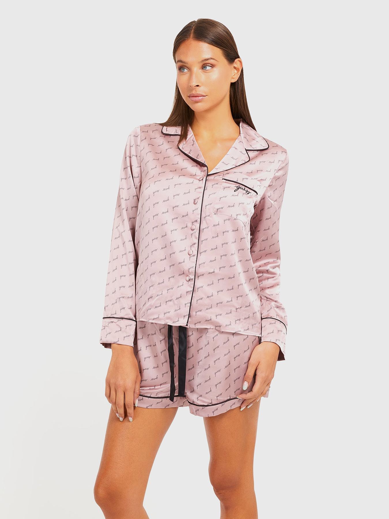 VERONICA satin pyjamas set brand GUESS — Globalbrandsstore.com/en