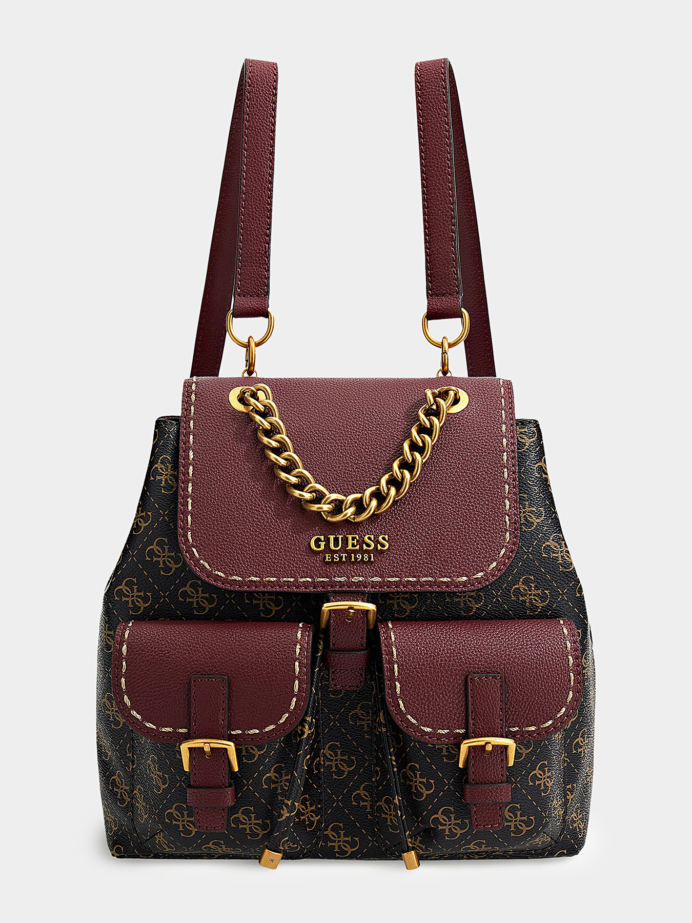 KEELEY backpack with contrasting details brand GUESS ...