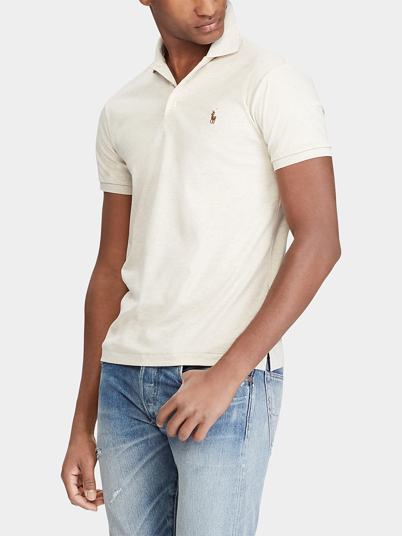 Light grey Polo shirt brand POLO RALPH LAUREN — Globalbrandsstore.com/en