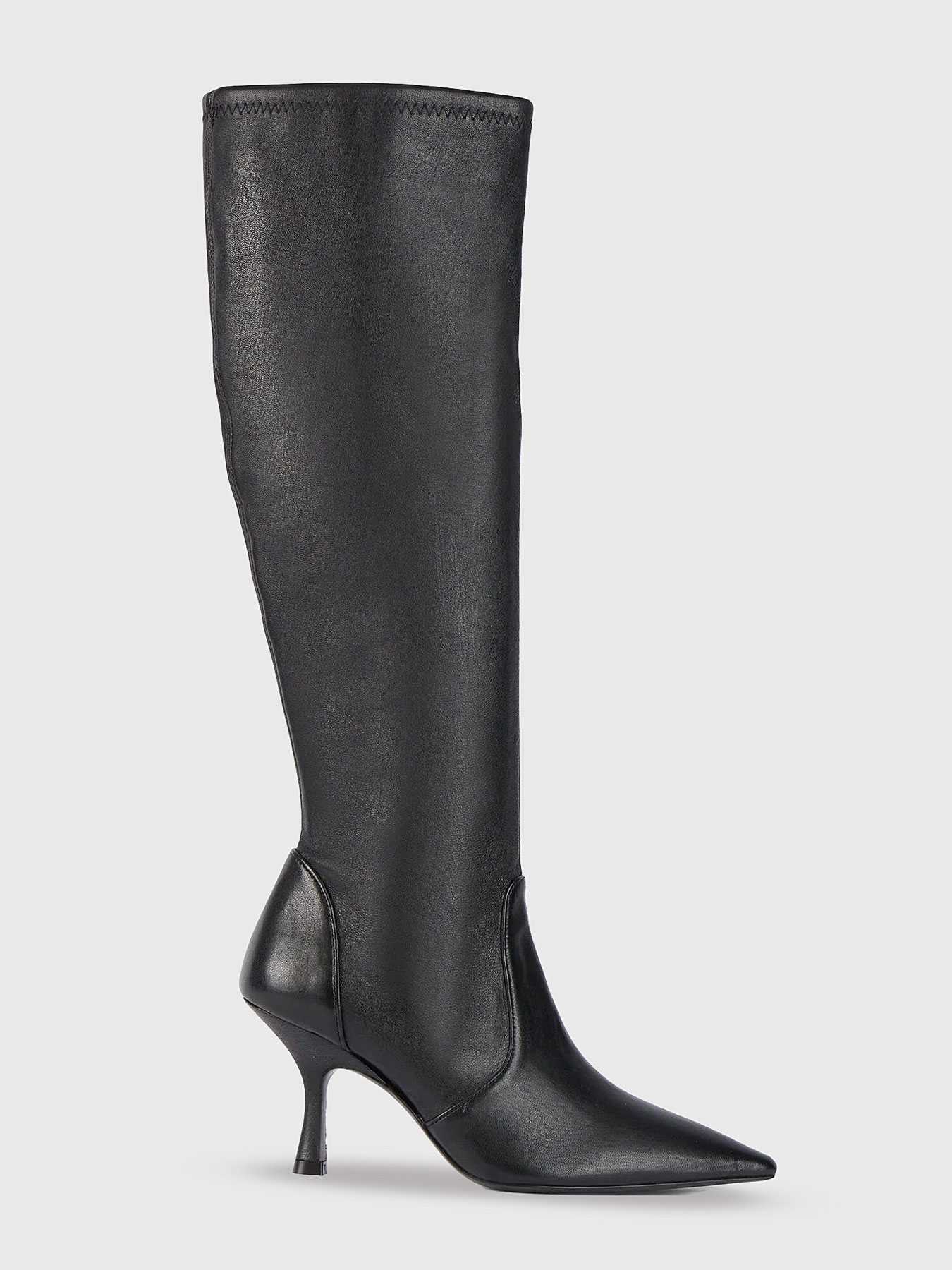 NAOMI 75 leather boots with heels brand Stuart Weitzman ...