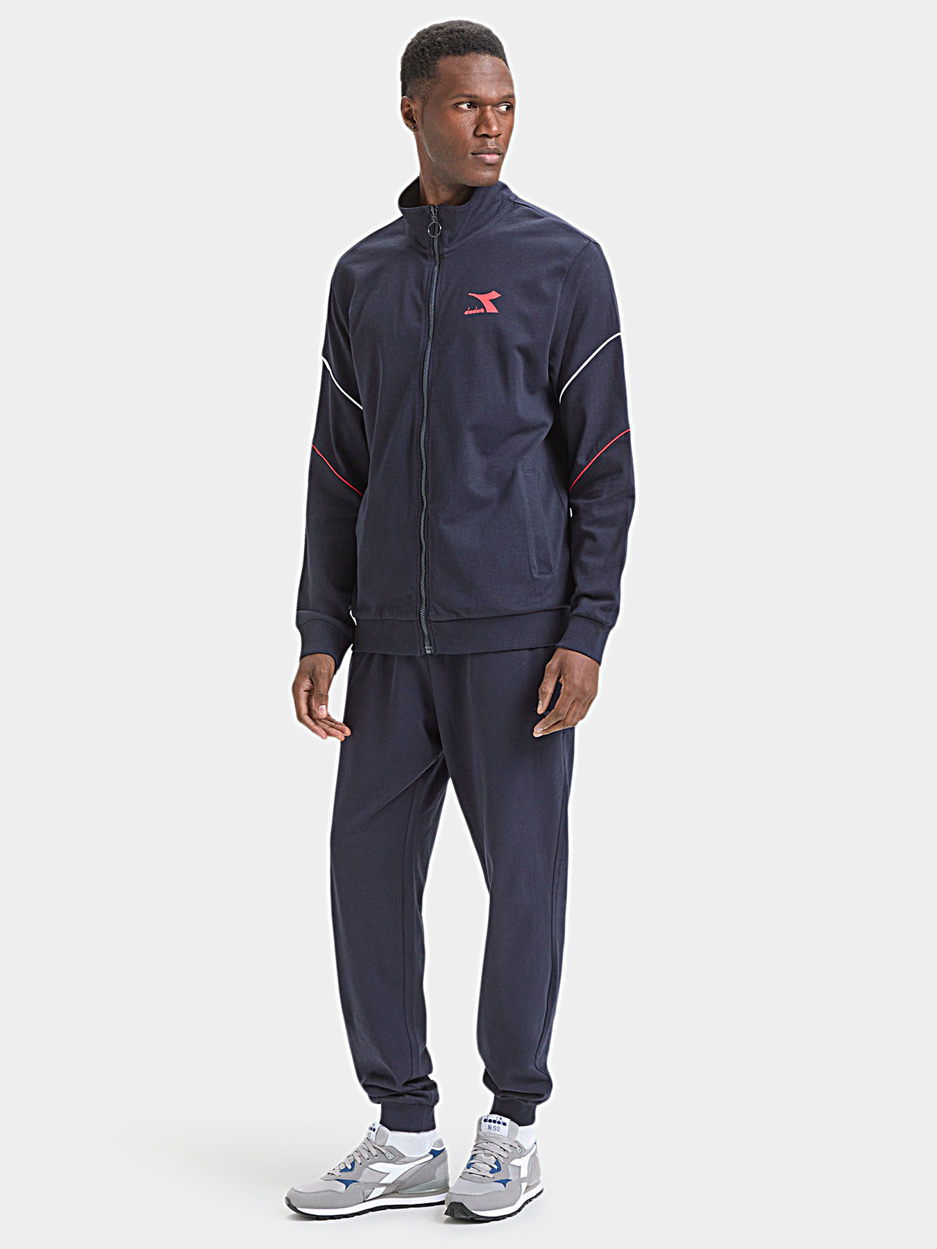 Tracksuit in blue and black CORE brand DIADORA — Globalbrandsstore.com/en