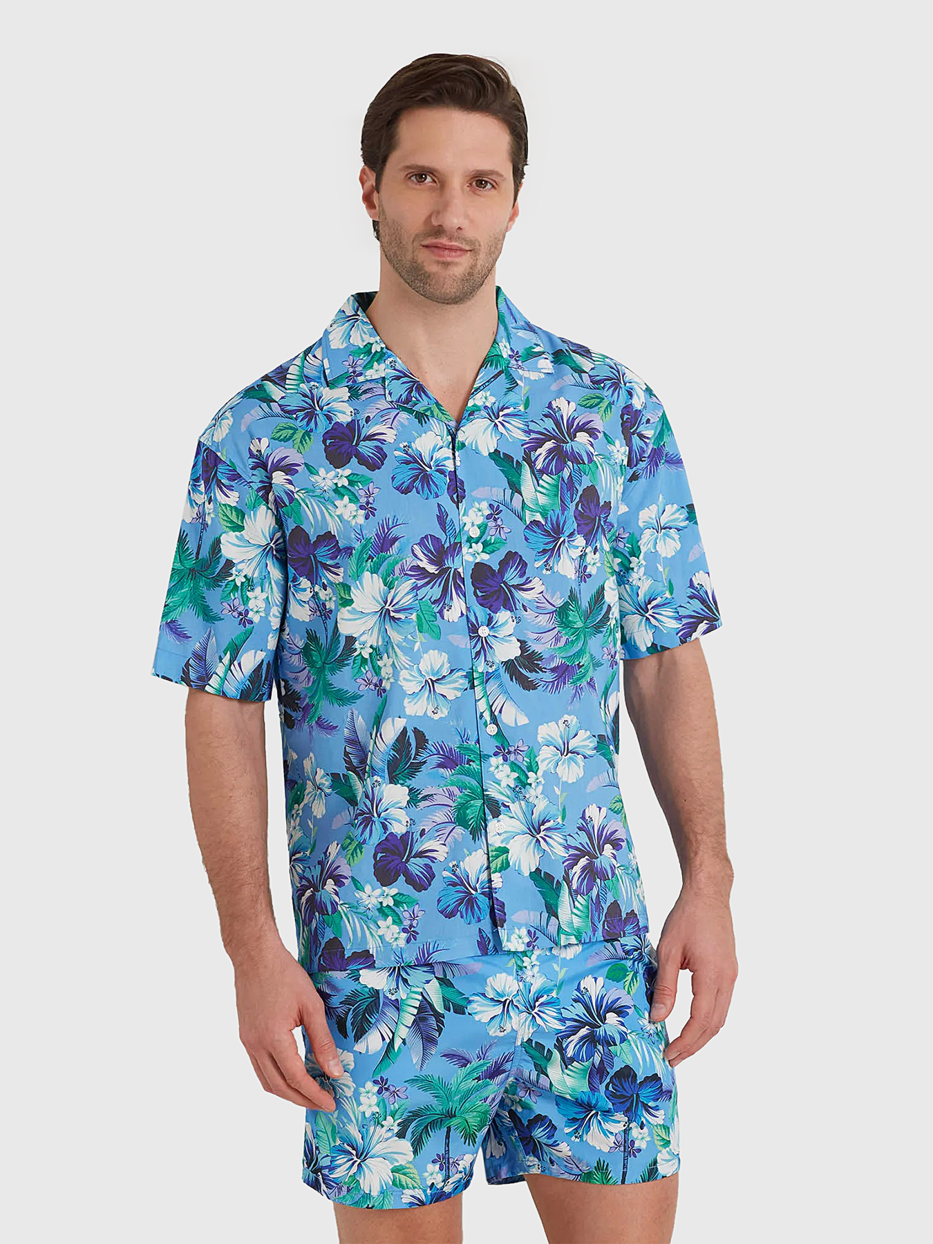 AKILA shirt with floral print brand YAMAMAY — Globalbrandsstore.com/en