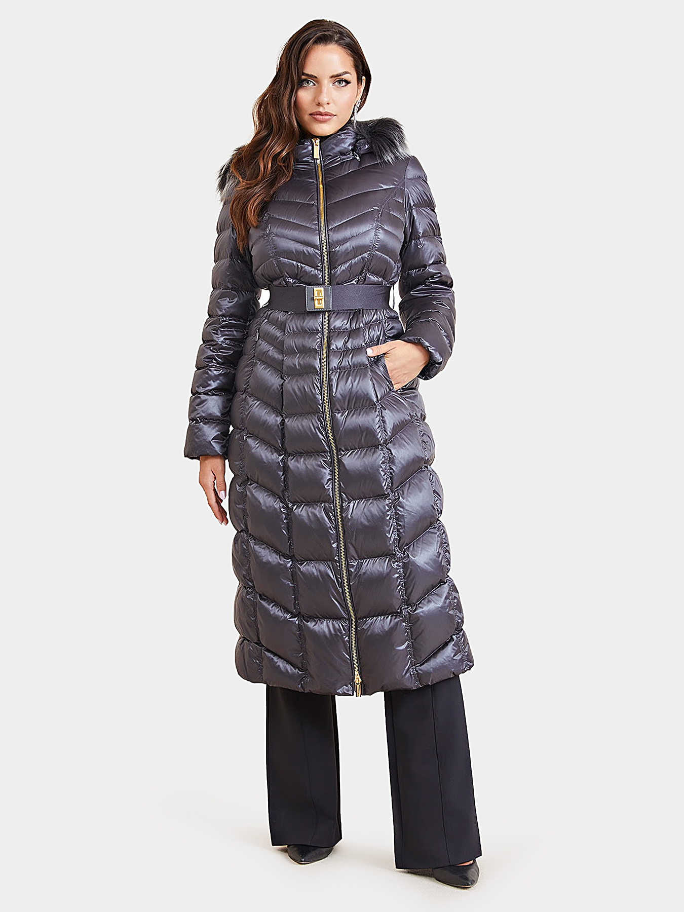 CHANTAL long padded jacket brand Marciano — Globalbrandsstore.com/en