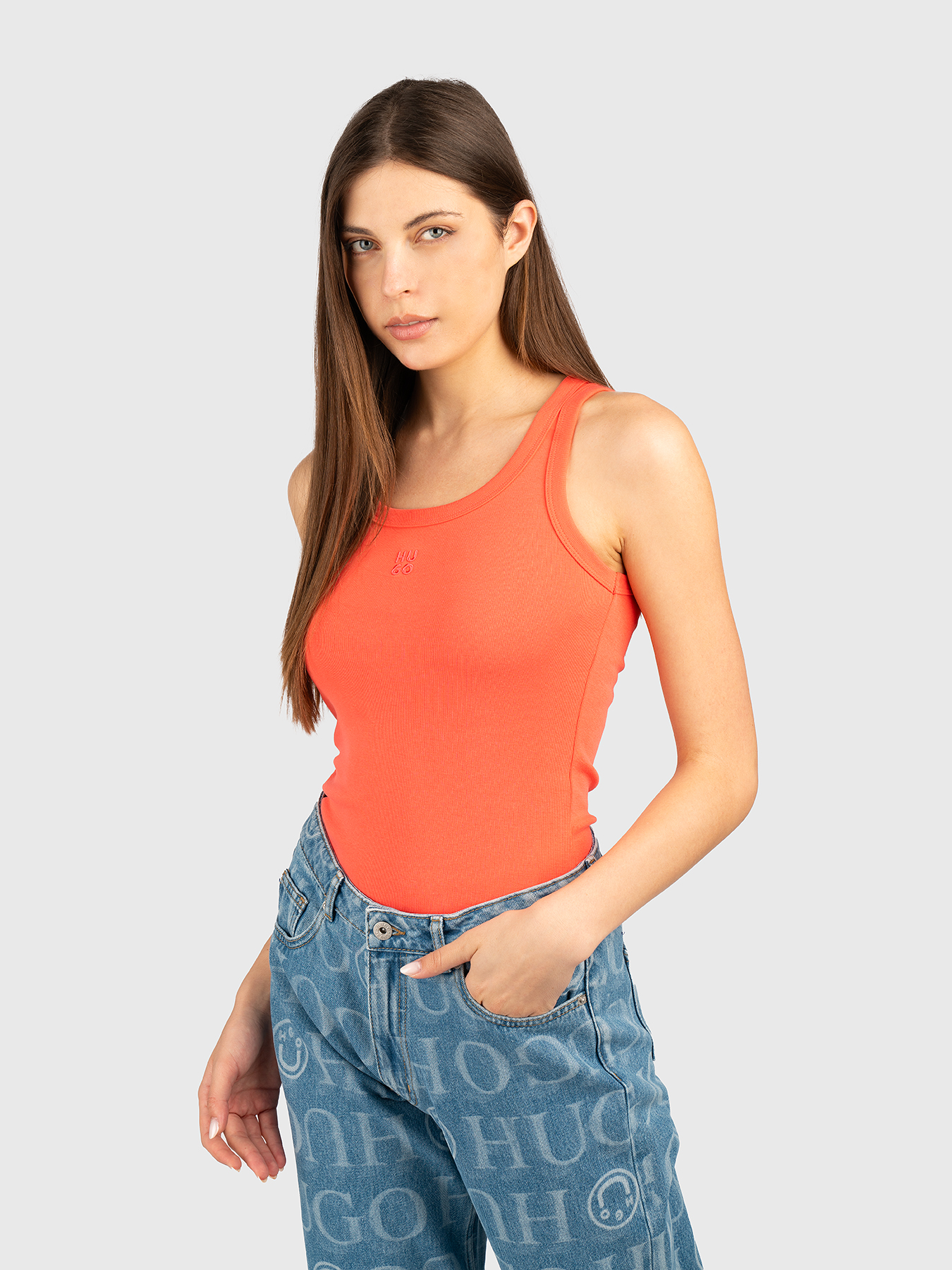 DATAMIA top in black brand HUGO — Globalbrandsstore.com/en