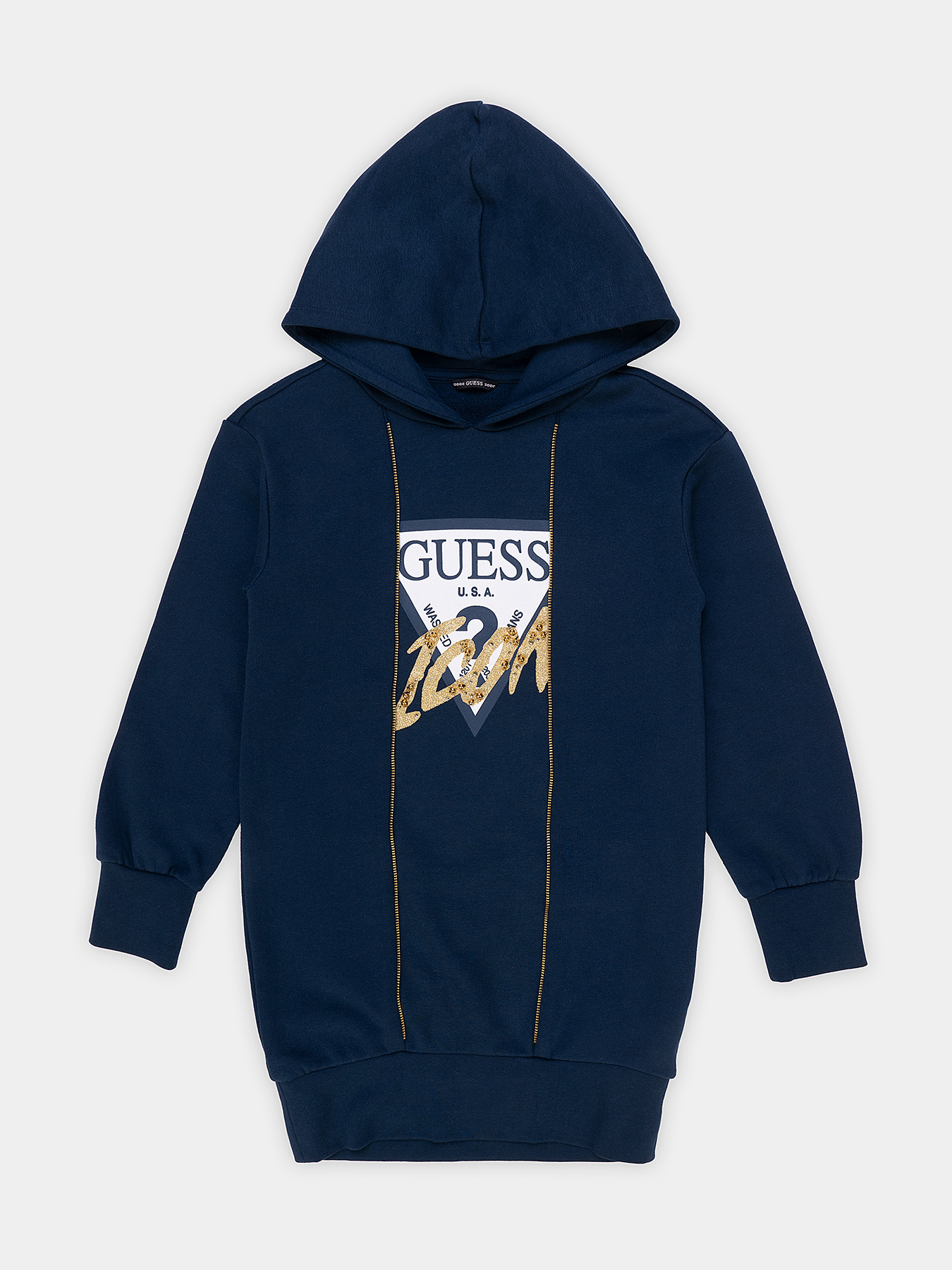 ICON sweatshirt dress with gold accents brand GUESS — Globalbrandsstore ...