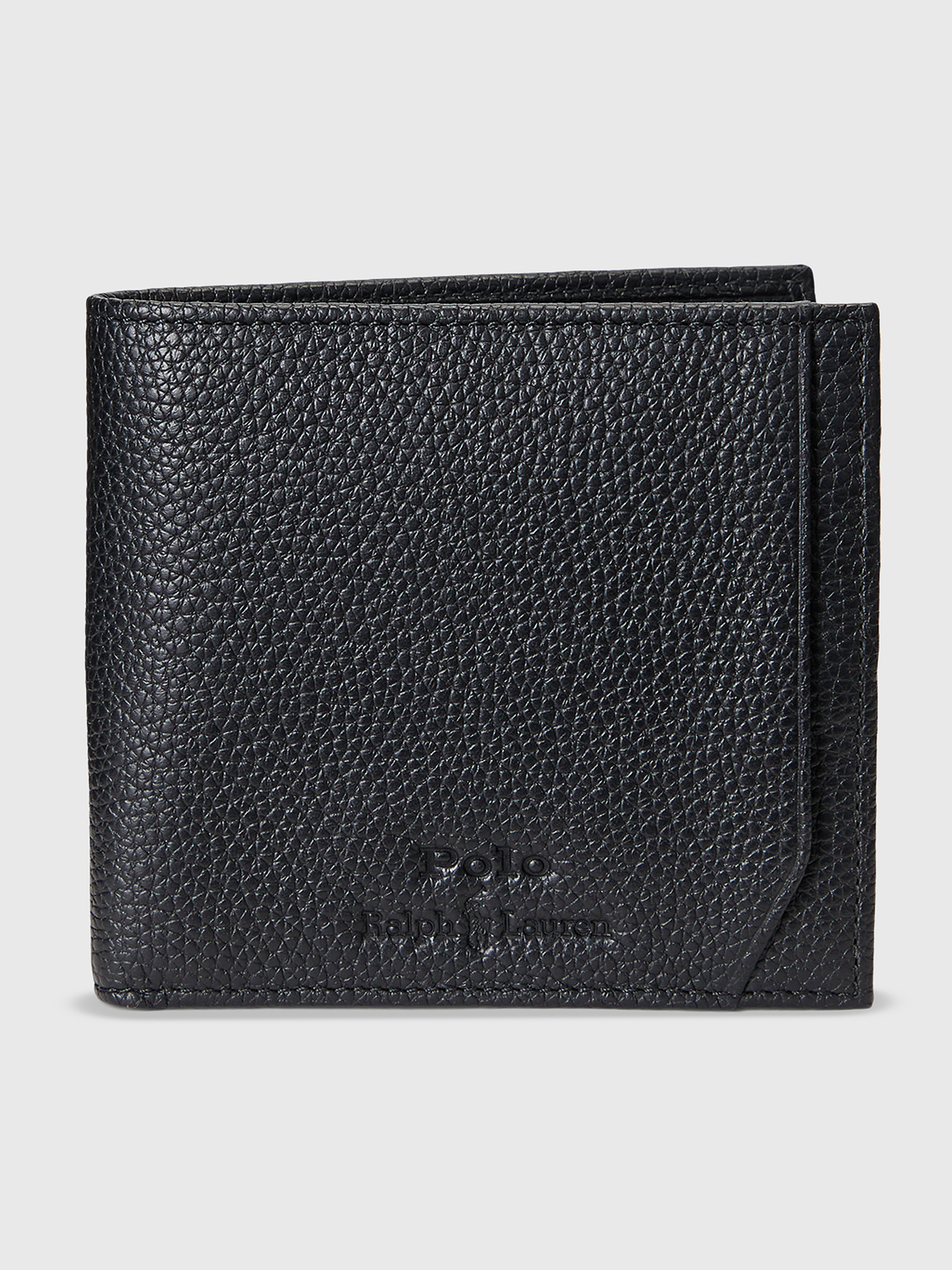 Leather wallet with granular texture brand POLO RALPH LAUREN ...
