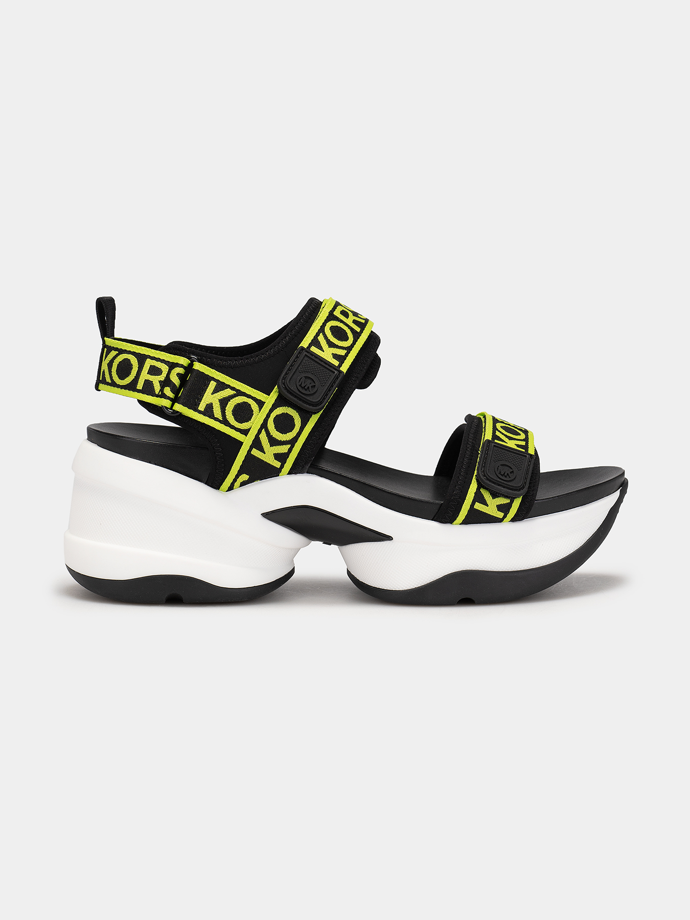 MAVERICK sandals with logo details brand MICHAEL KORS ...