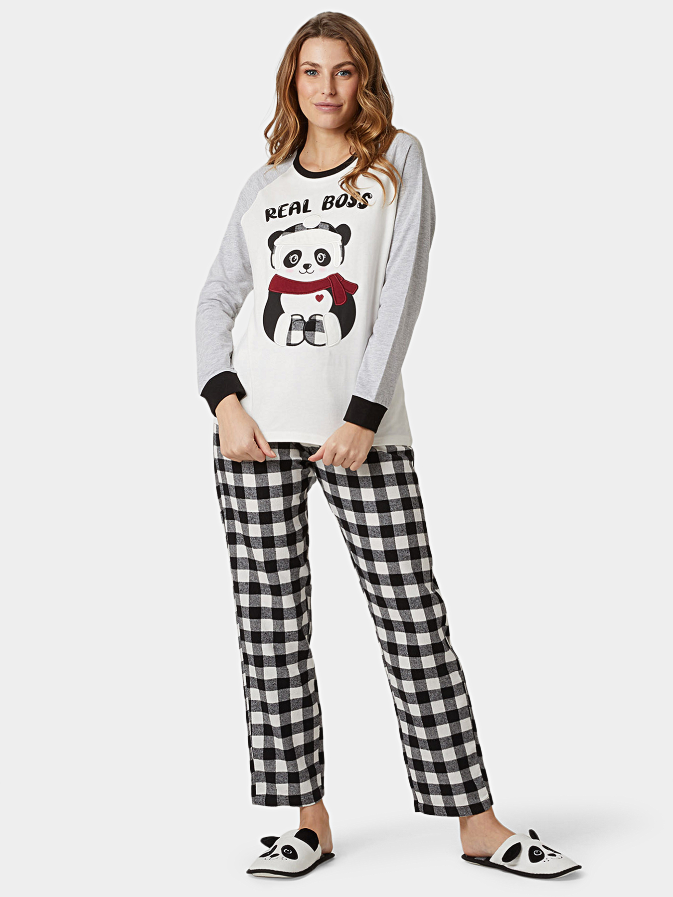 PANDA FAMILY pyjamas with print brand YAMAMAY — Globalbrandsstore.com/en