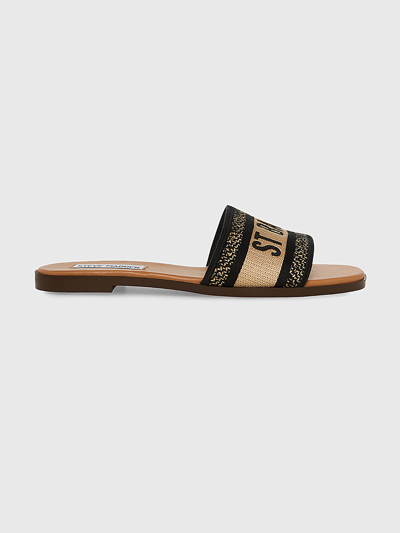 KNOX slippers with gold accents brand STEVE MADDEN — Globalbrandsstore ...