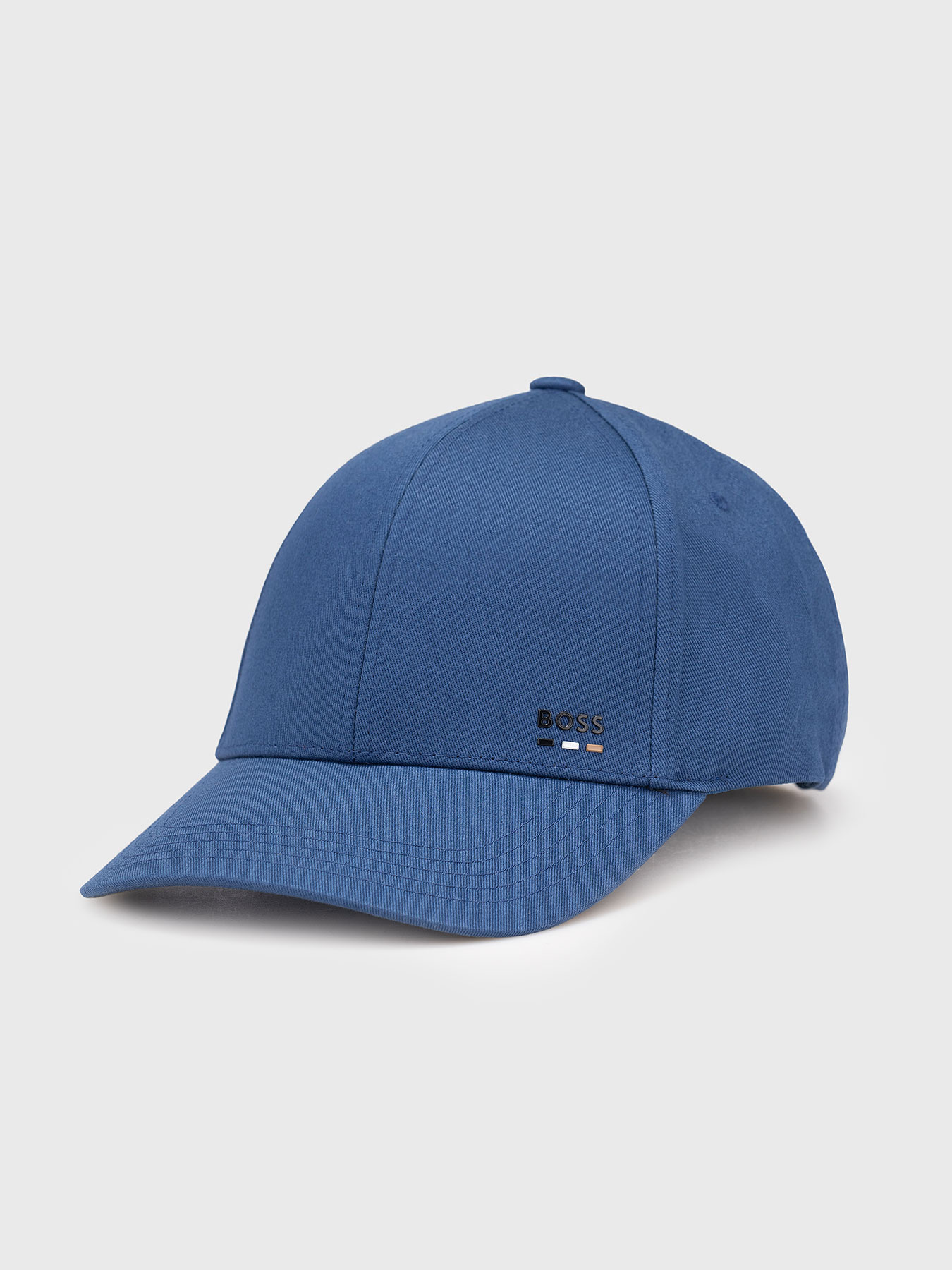 Baseball cap in blue color brand BOSS — Globalbrandsstore.com/en