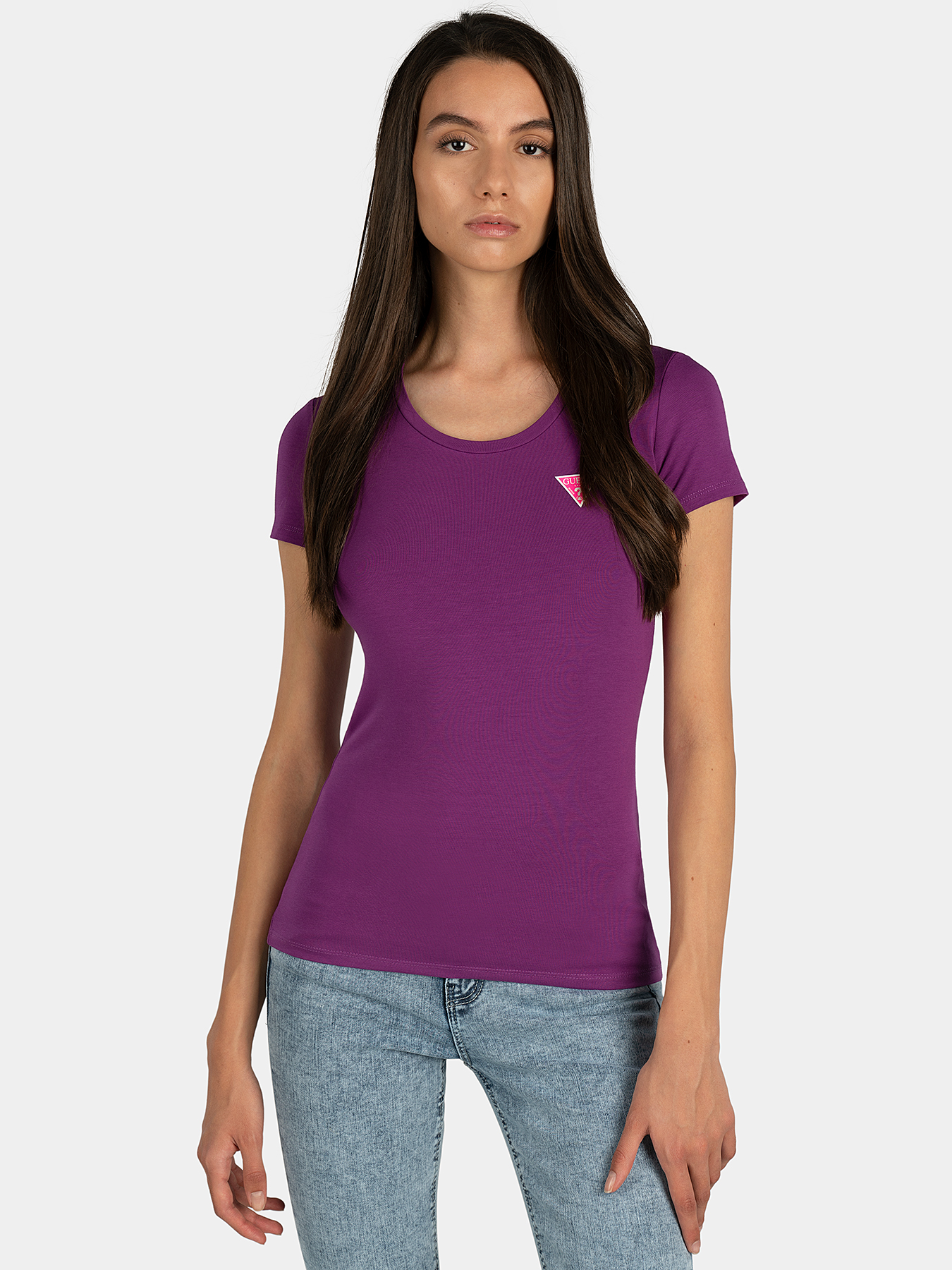 KAMELIA Black slim t-shirt brand GUESS — Globalbrandsstore.com/en