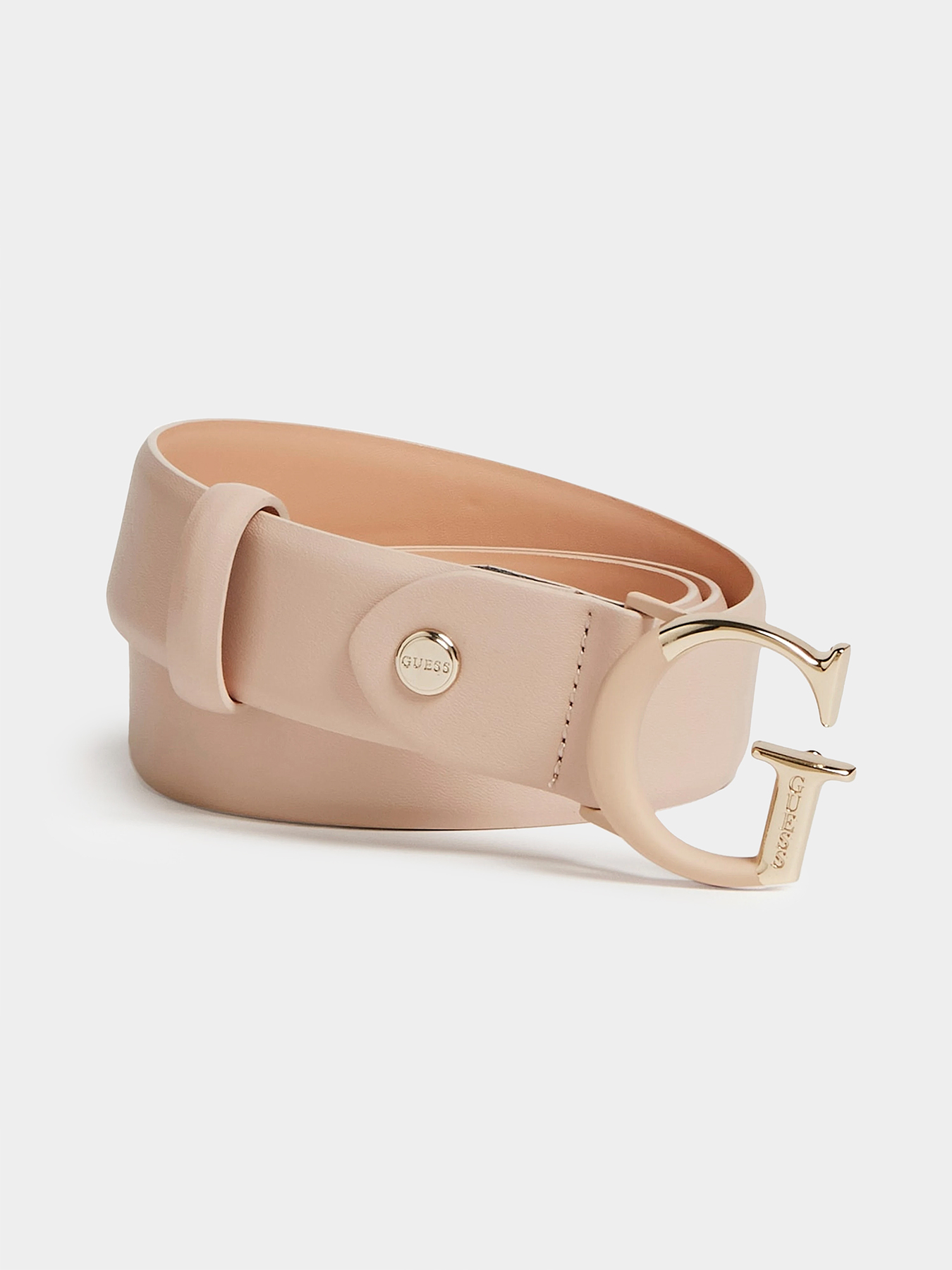 Black belt with logo buckle brand GUESS — Globalbrandsstore.com/en