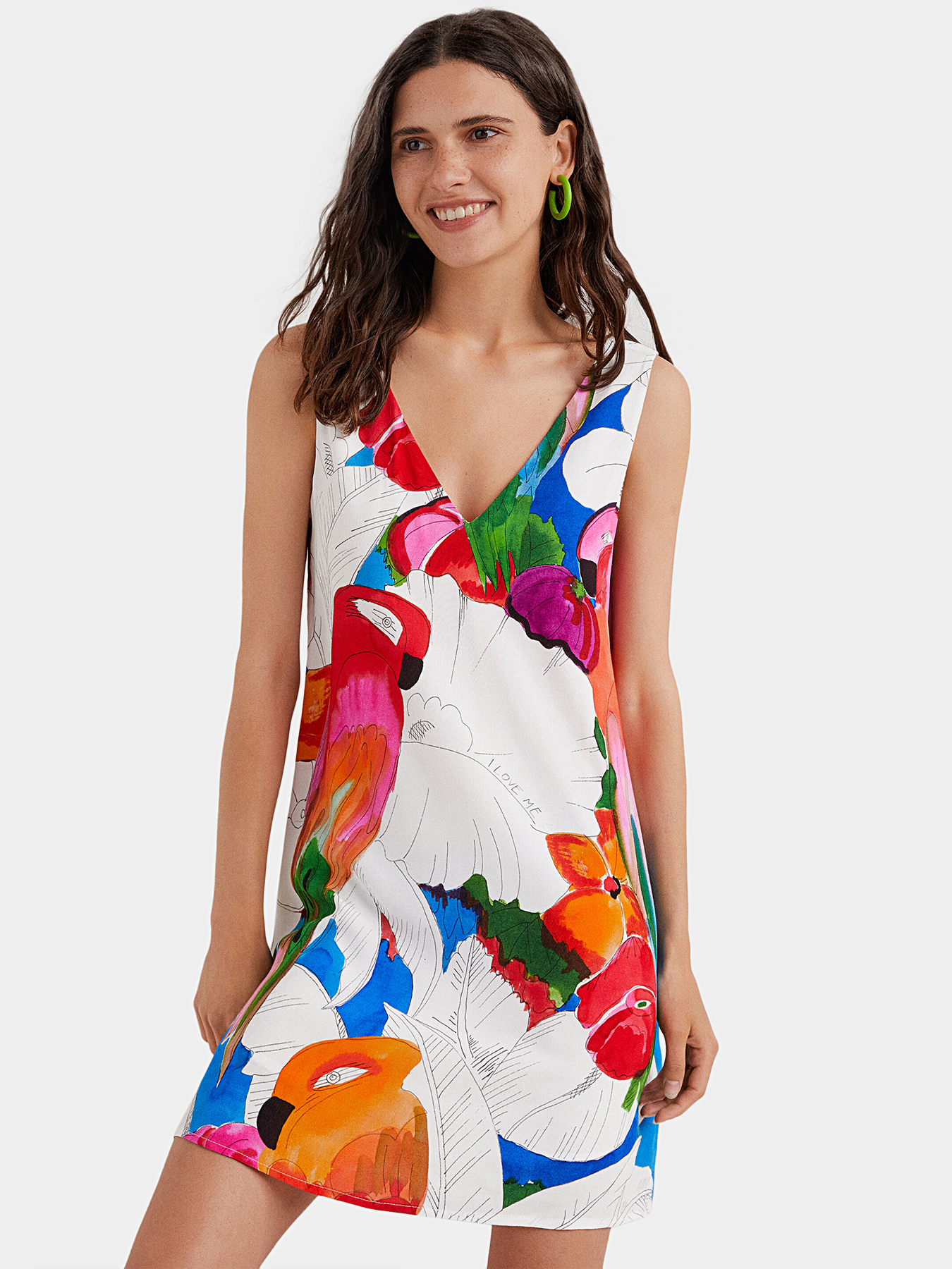 KAILUA dress with print brand DESIGUAL — Globalbrandsstore.com/en