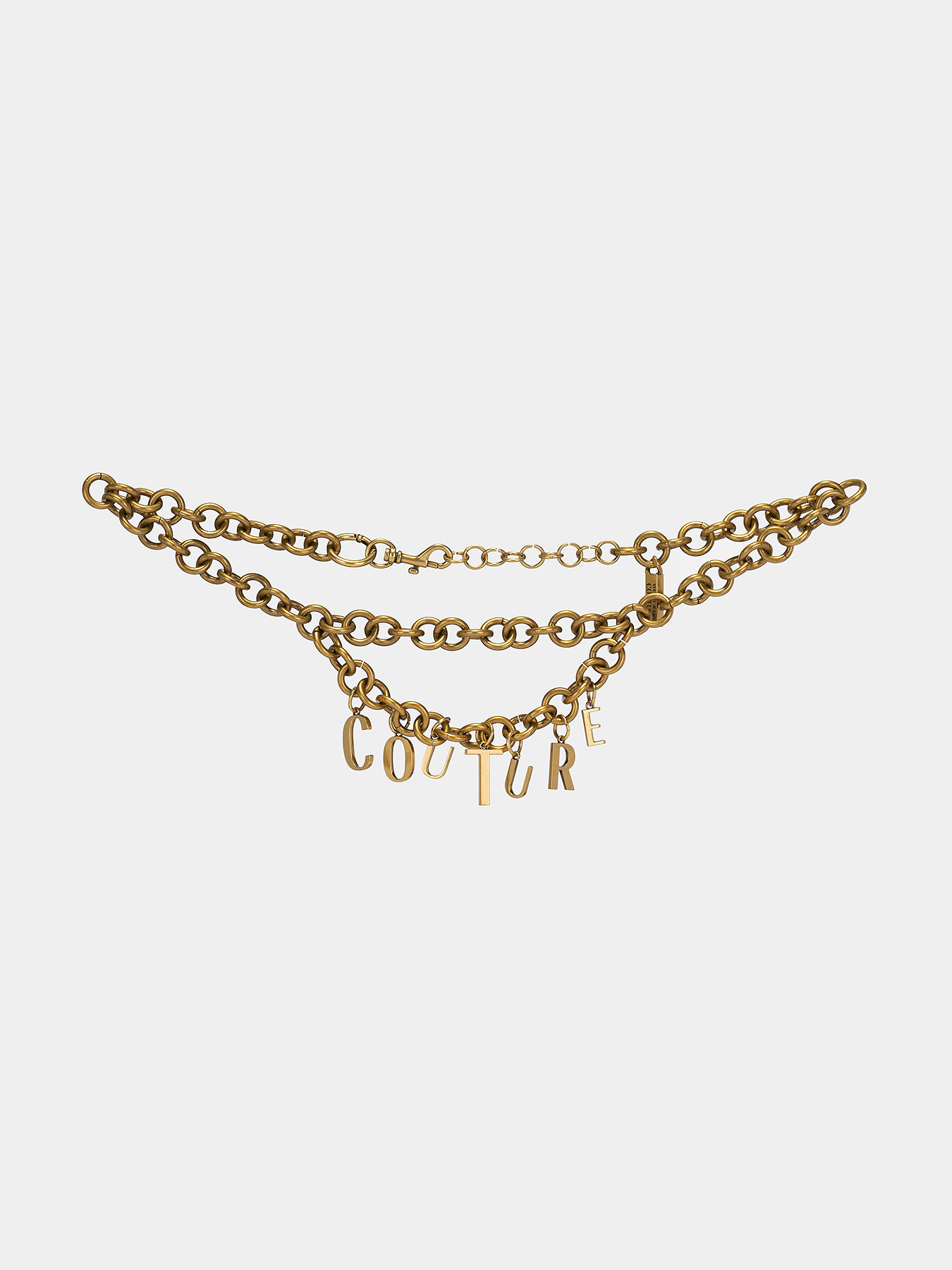 Belt chain with logo details brand VERSACE JEANS COUTURE ...